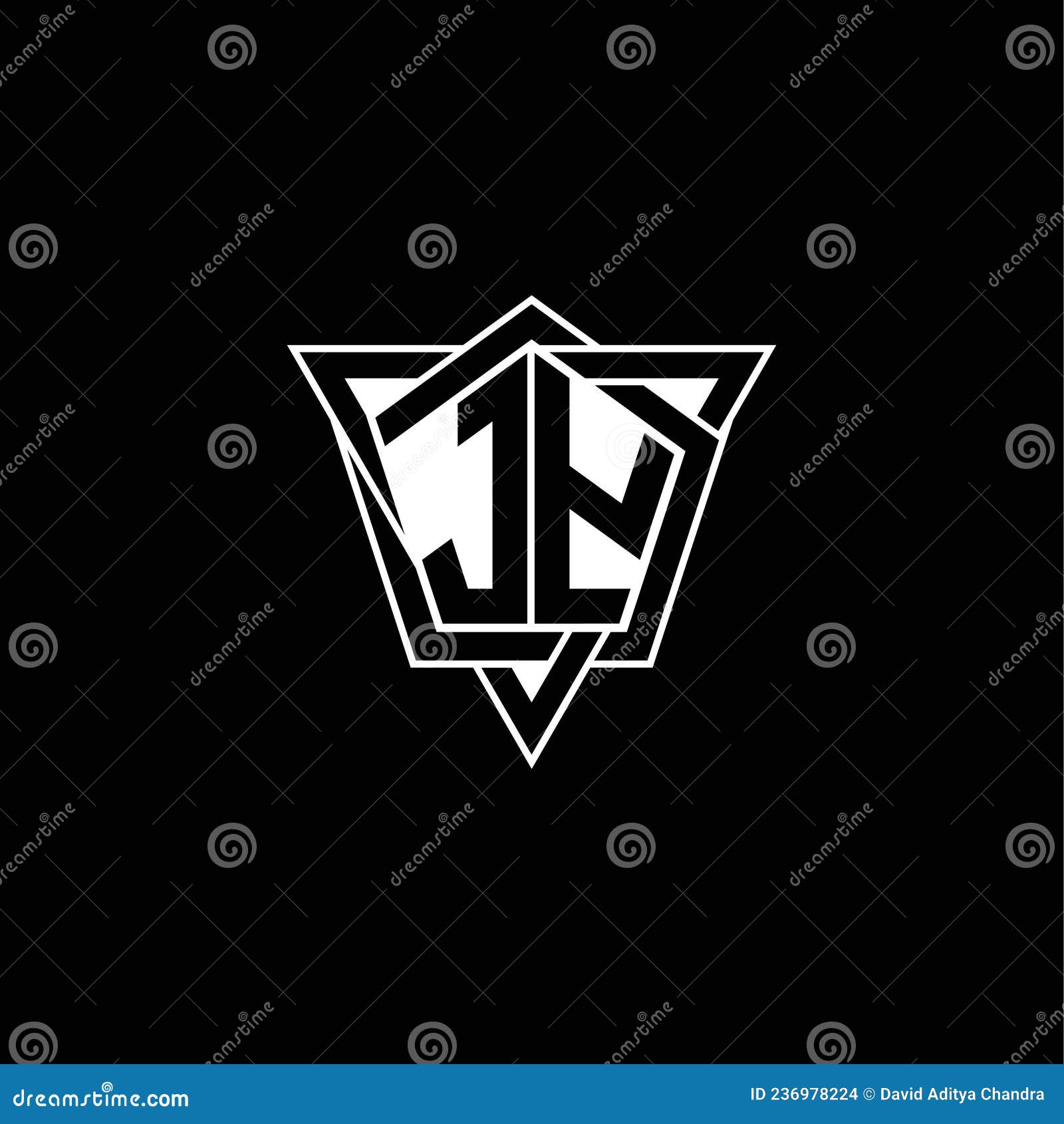 JY Logo Monogram Geometric Modern Design Stock Vector - Illustration of ...