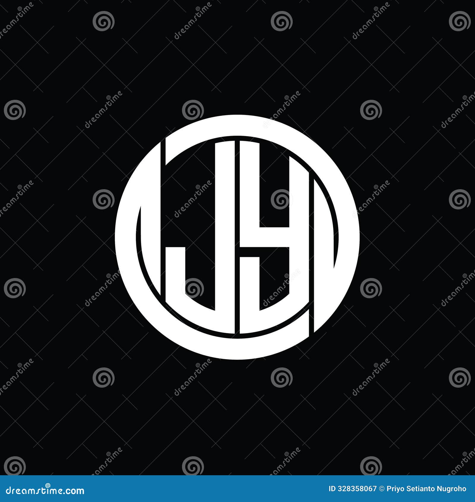 JY Logo Monogram Shield Inside Circle Shape Vector Images Design ...