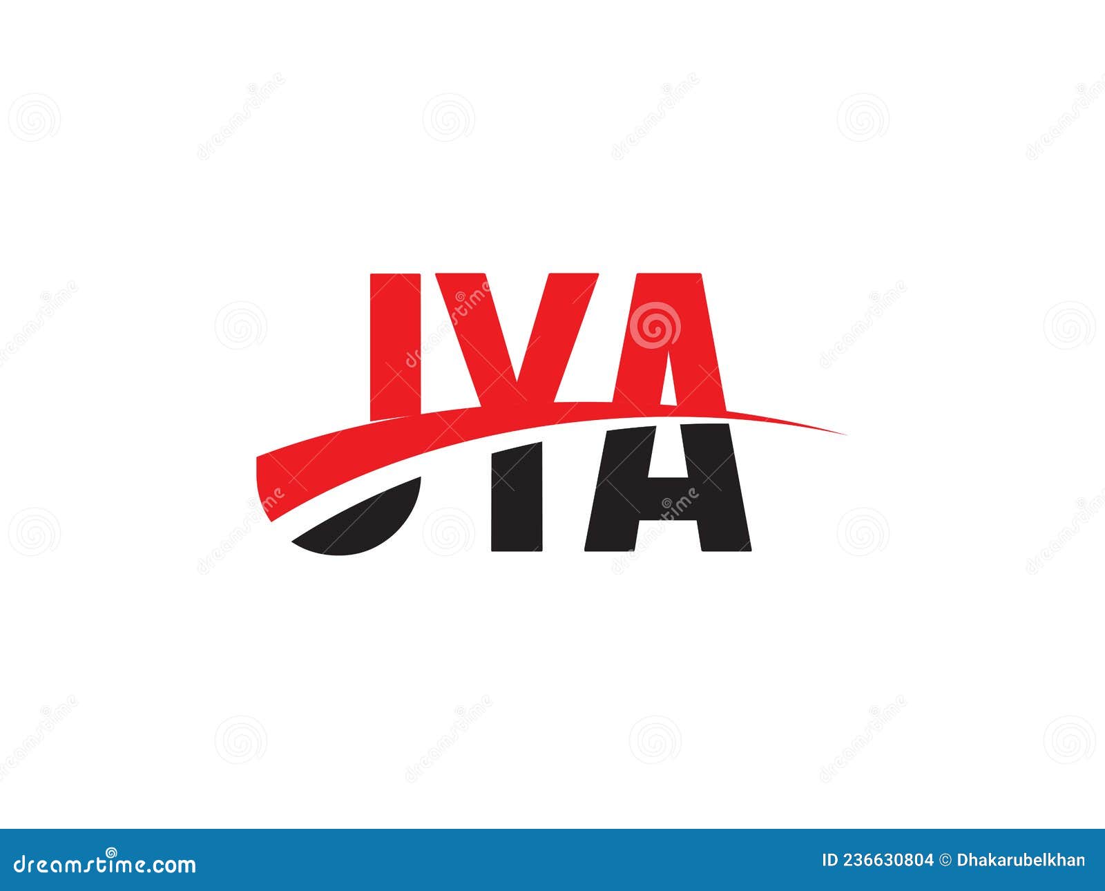 JYA Letter Initial Logo Design Vector Illustration Stock Vector ...