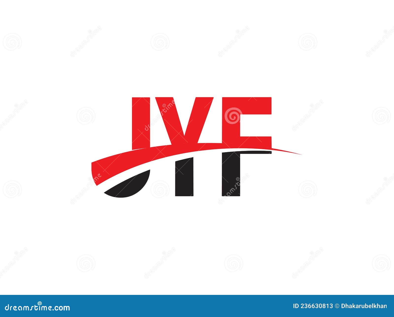 JYF Letter Initial Logo Design Vector Illustration Stock Vector ...