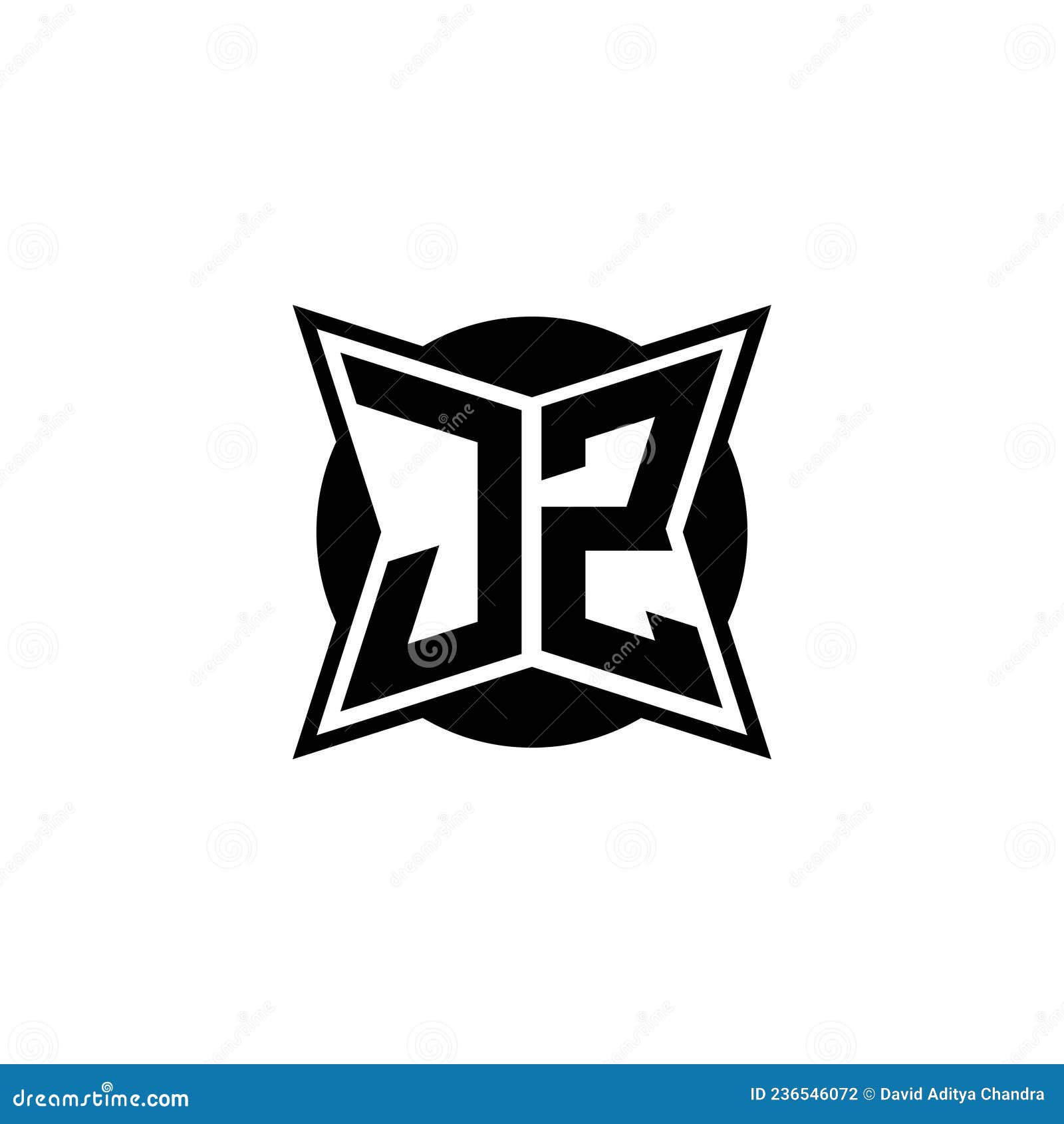 JZ Logo Monogram Geometric Modern Design Stock Vector - Illustration of ...