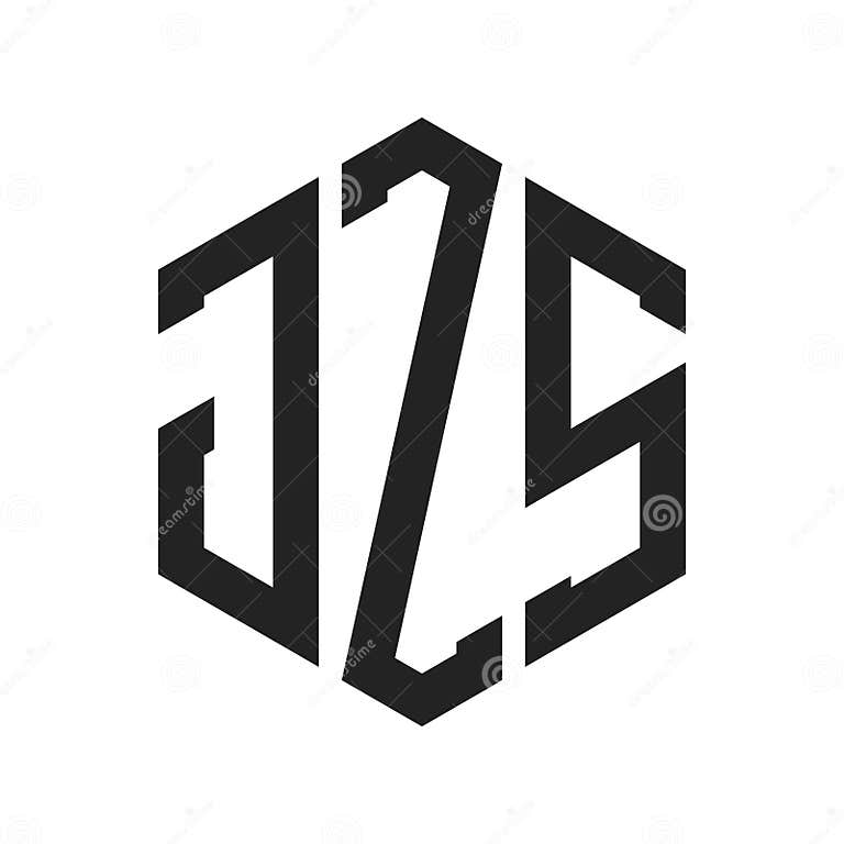 JZS Logo Design. Initial Letter JZS Monogram Logo Using Hexagon Shape ...