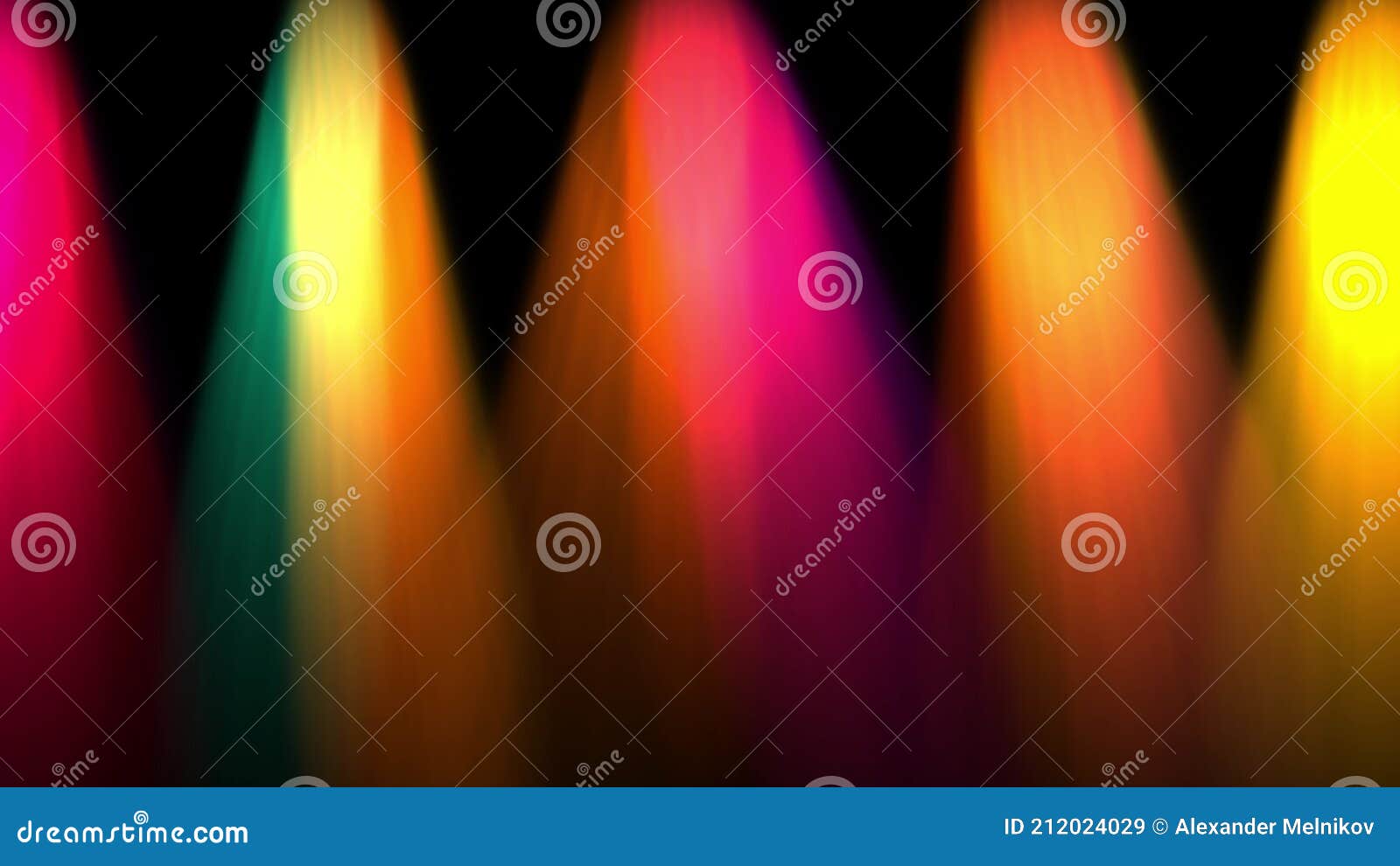 4k Abstract Animated Beams of Light on Theater Stage Stock Video ...