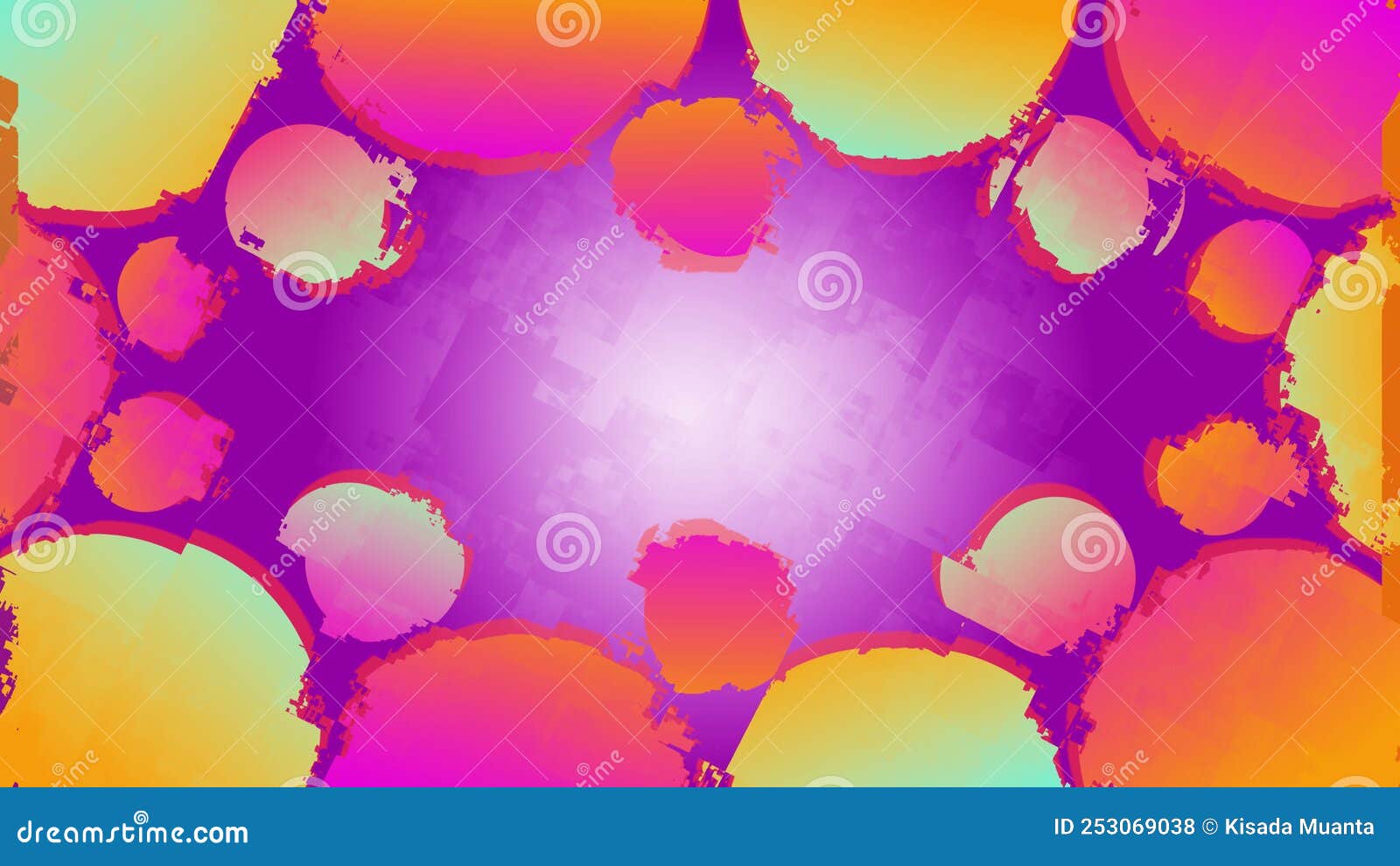 4K. Abstract Motion Move Wiggle Object Start Rectangle Circle by ...