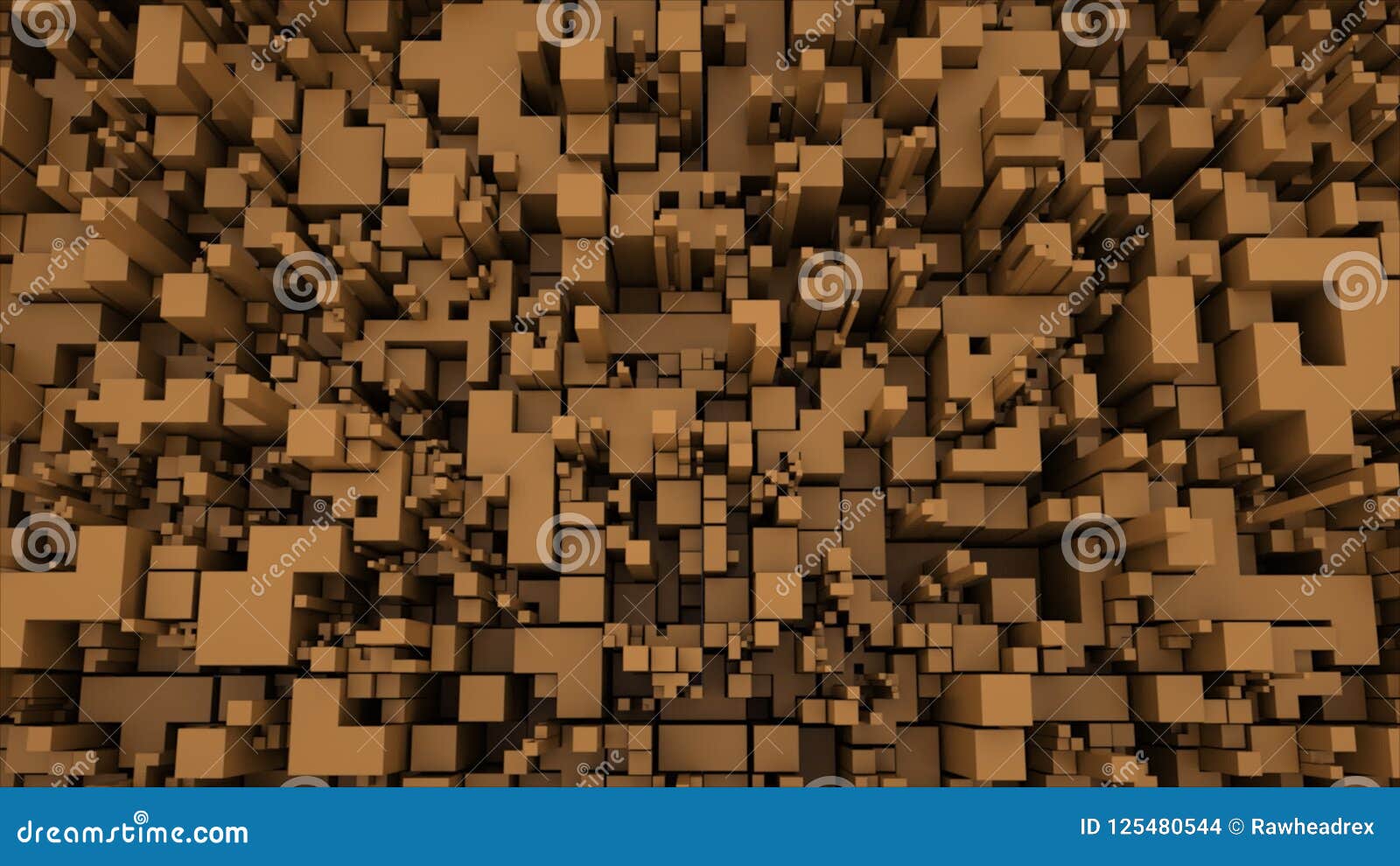 4K Abstract Technology Cube Background. Stock Footage - Video of grid ...