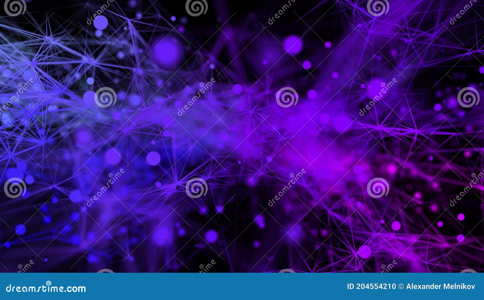 4k Animated Abstract Background Simulating Neural Network Stock Footage ...