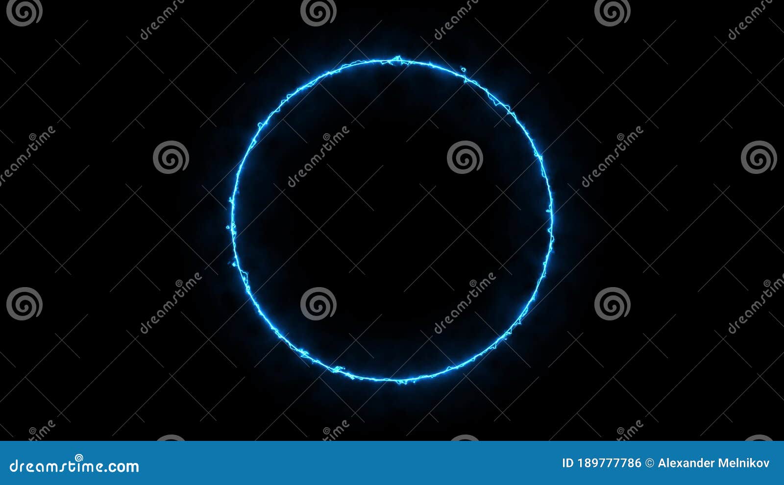 4k Animated Energy Ring on a Black Background Stock Footage - Video of ...