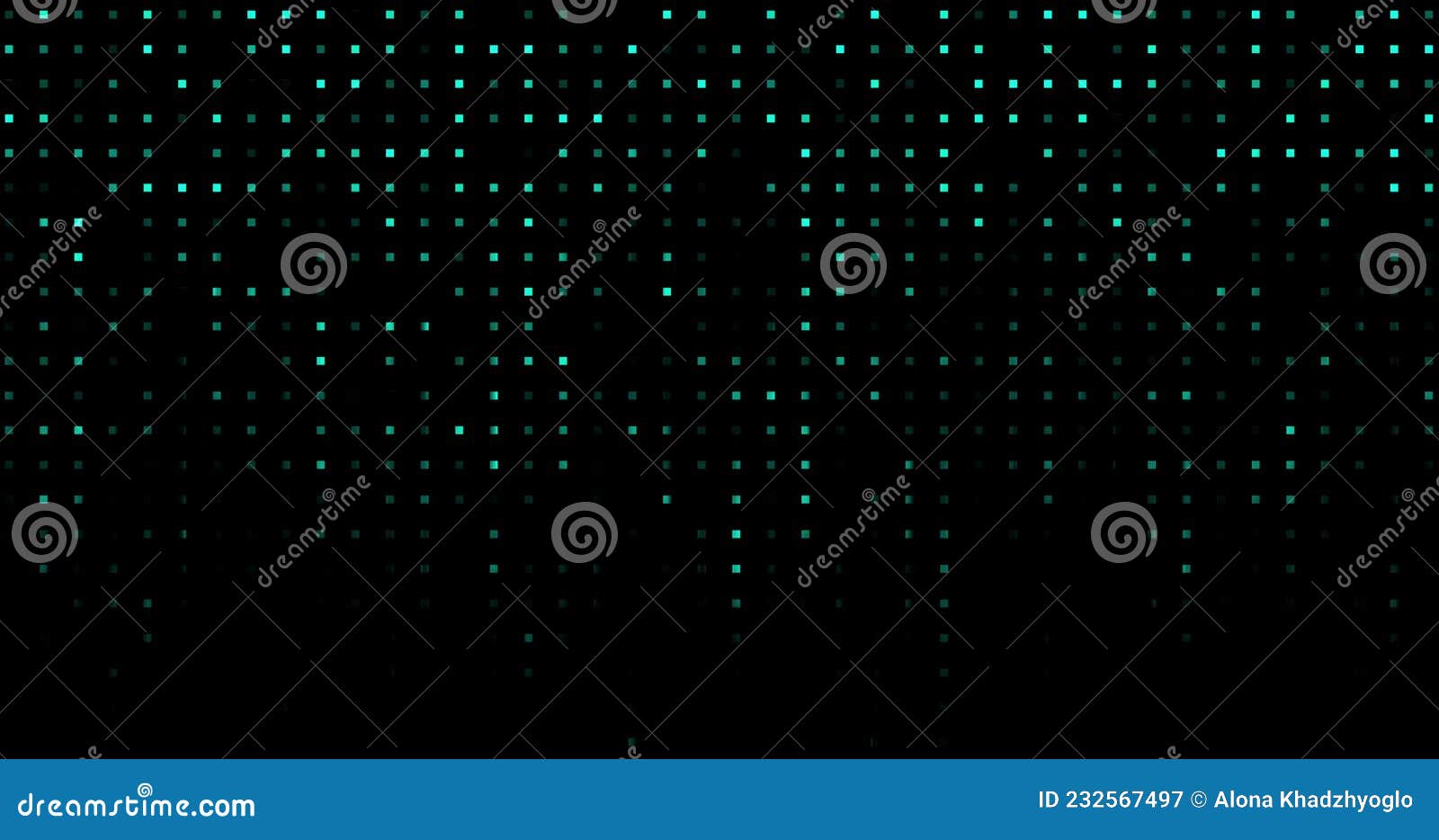 4k Animated Matrix Green Blue Grid. Animation Background. Stock Video ...