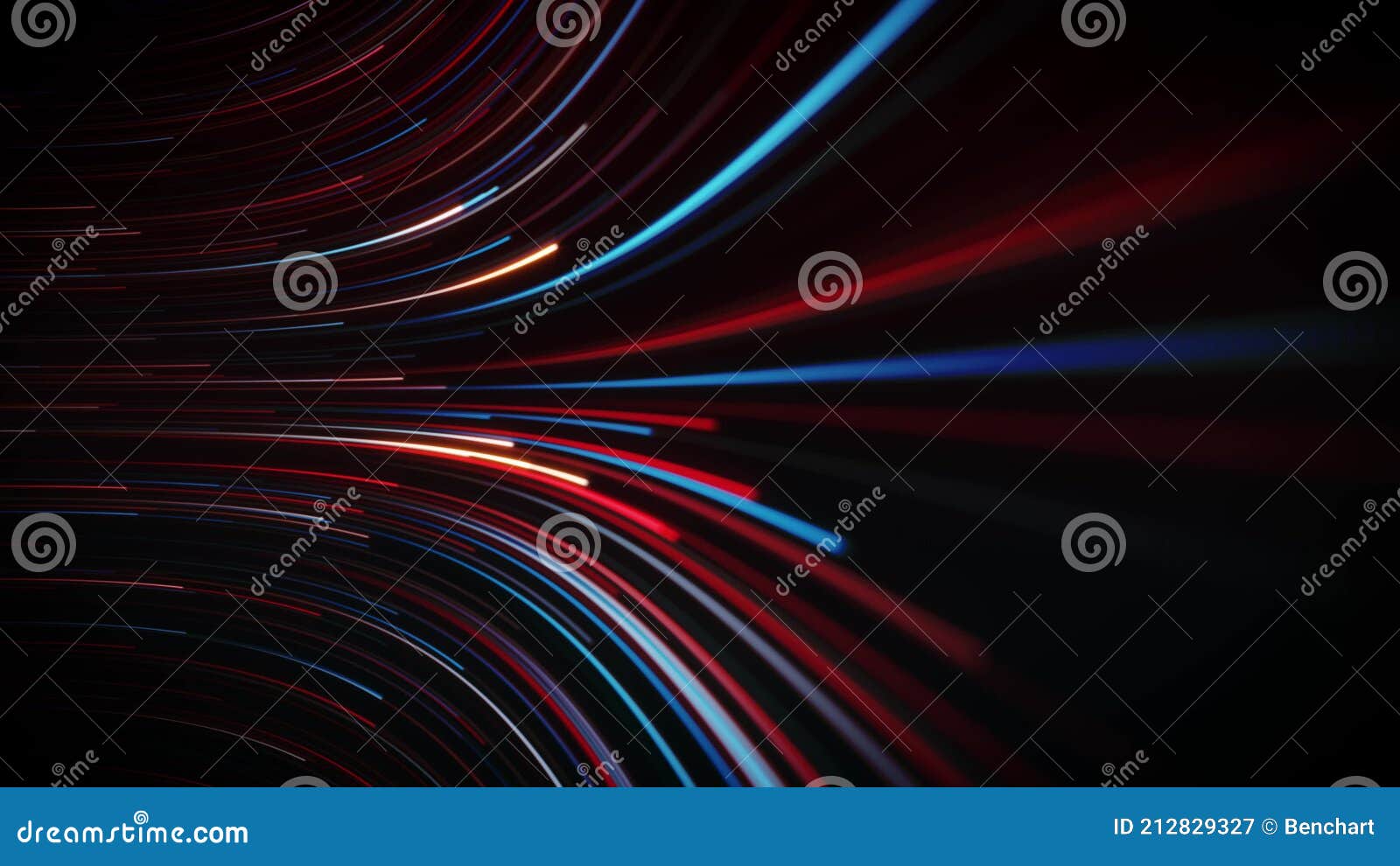 Abstract Light Strings Patterns Flowing Background Loop Stock Video ...