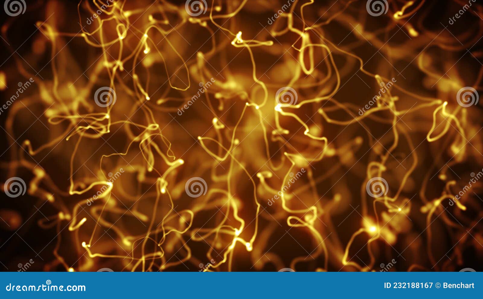 Abstract Gold Strings Waving Fx Background Loop Stock Video - Video of ...
