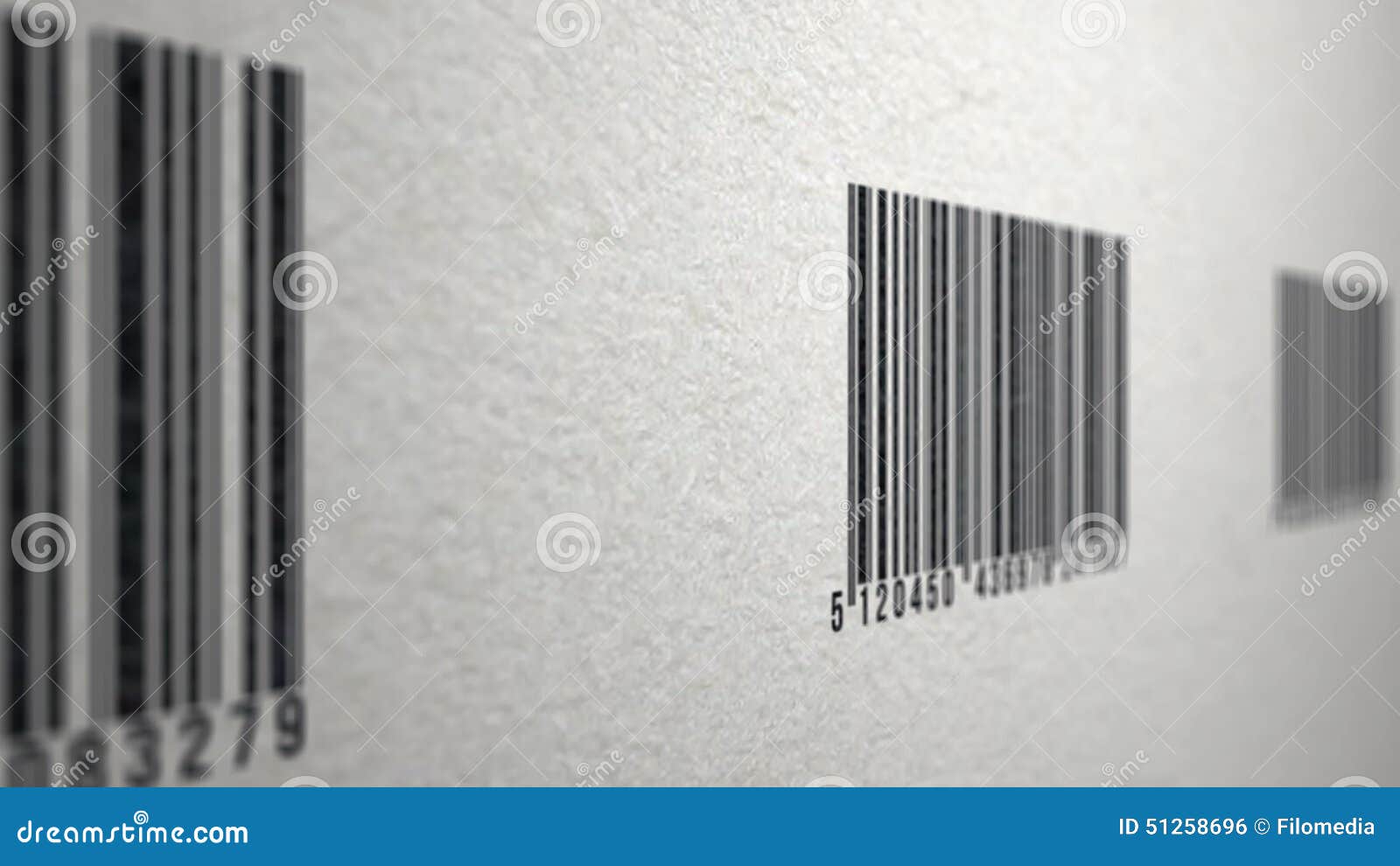 4k - Animation of Barcodes on Paper Texture Scanned by a Barcode Reader ...
