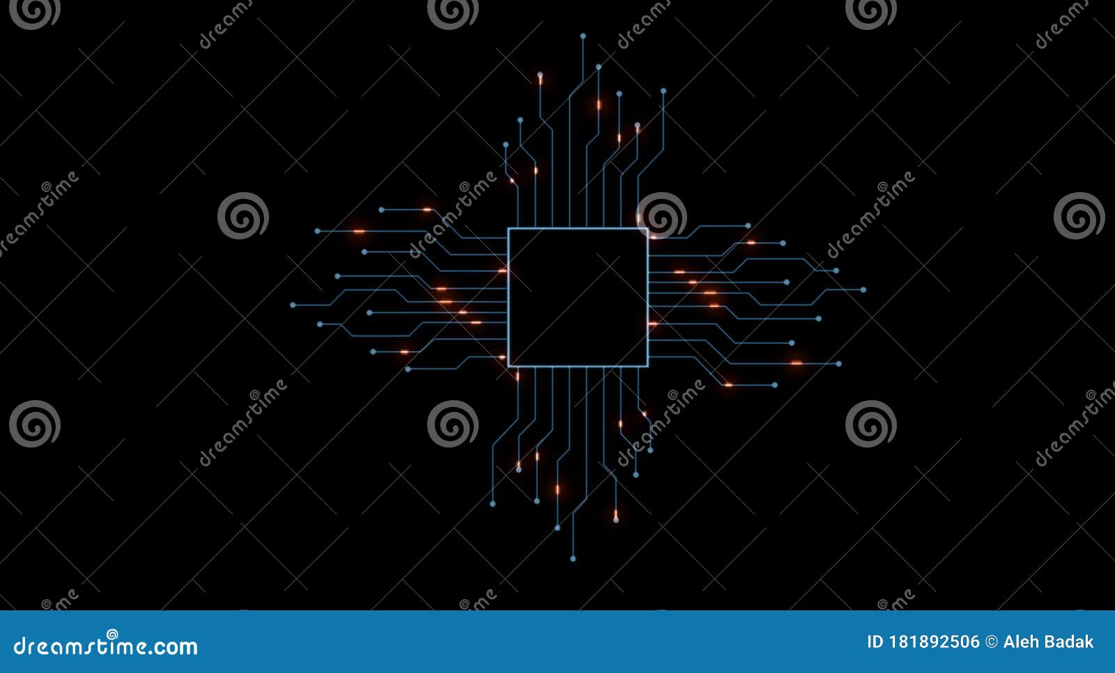 4K Animation Chip Set Cpu Controller and Print Circuit for Text or Logo ...