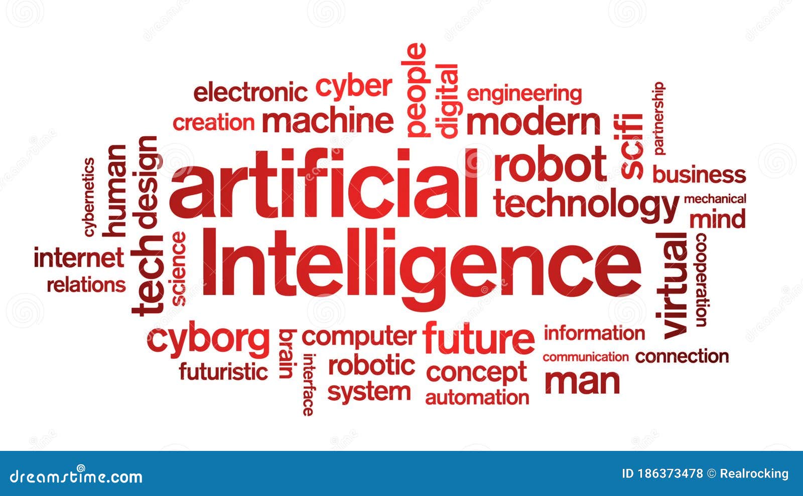 4k Artificial Intelligence Animated Tag AI Word Cloud,Text Design ...