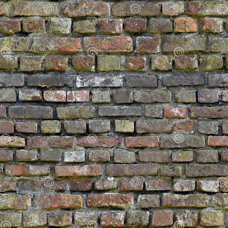 8K Brick Wall Diffuse and Albedo Map for 3d Materials Stock ...