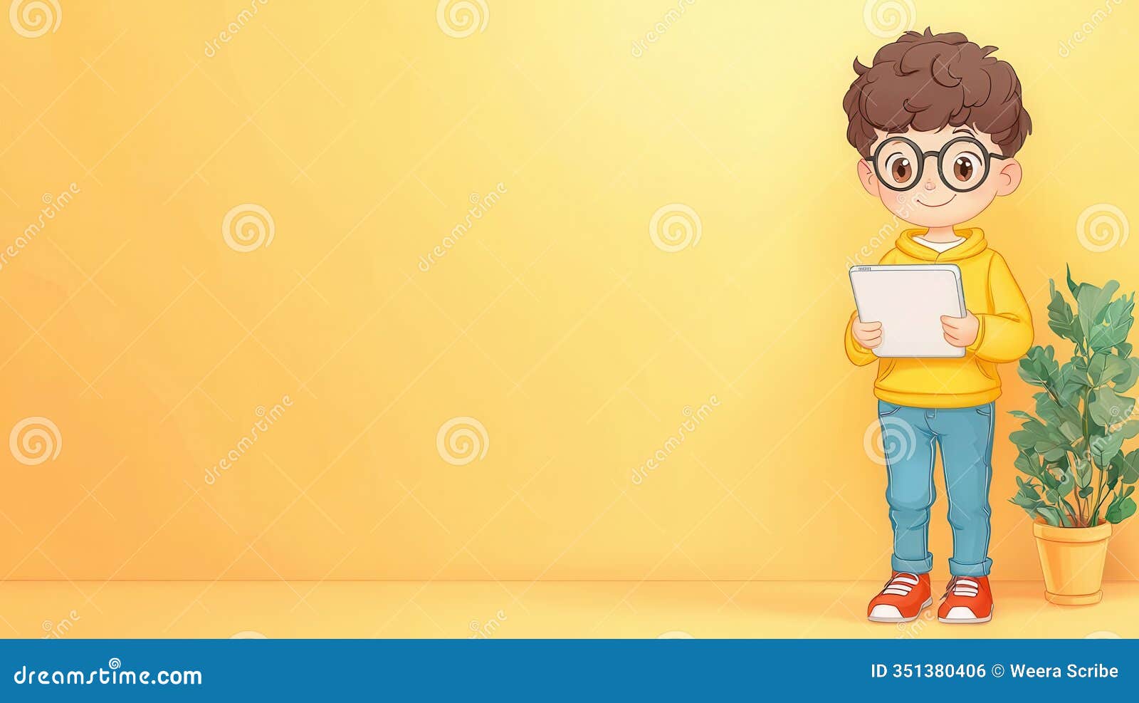A 4K Cartoonish Animated Clipart Of A Reporter Holding A Notebook ...