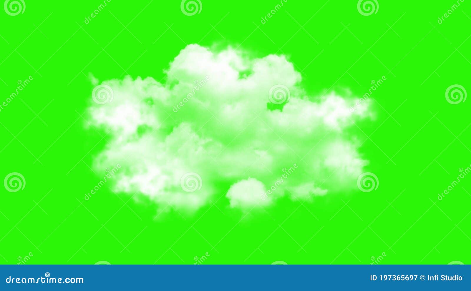 4K Cloud Footage Loop Animation 3D Puffy Fluffy White Sky Cloud ...