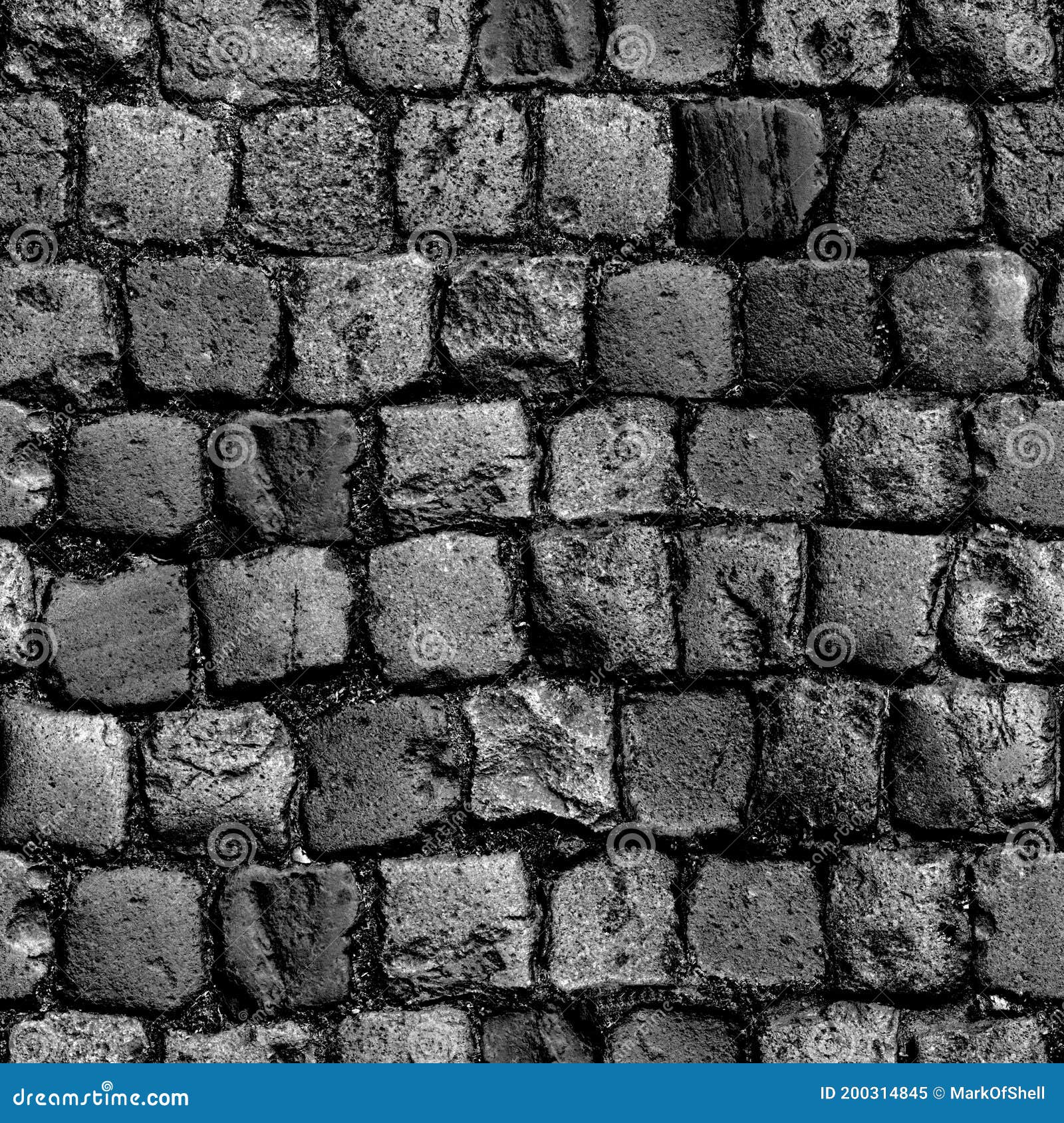 8K Cobblestone Pavement Floor Roughness Texture, Height Map or Specular ...