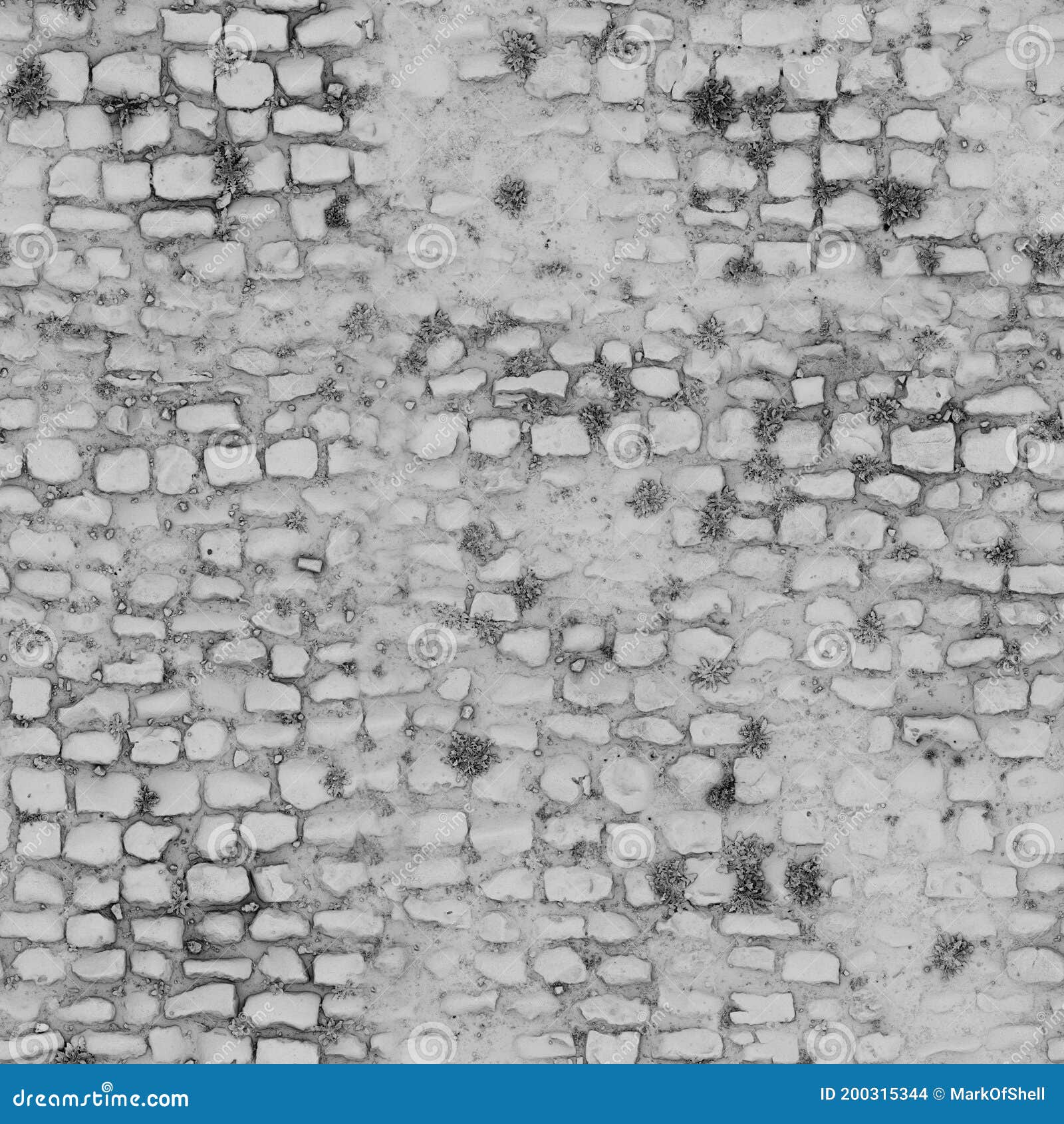 8K Cobblestone Pavement Floor Roughness Texture, Height Map or Specular ...