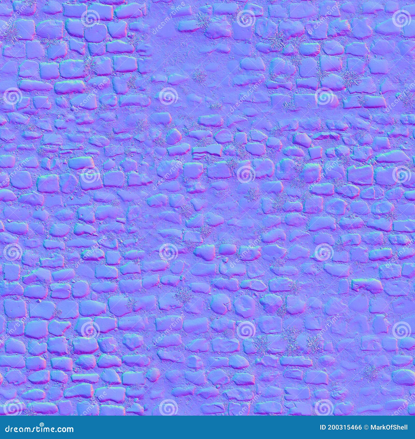 8K Cobblestone Pavement Floor Roughness Texture, Height Map or Specular ...