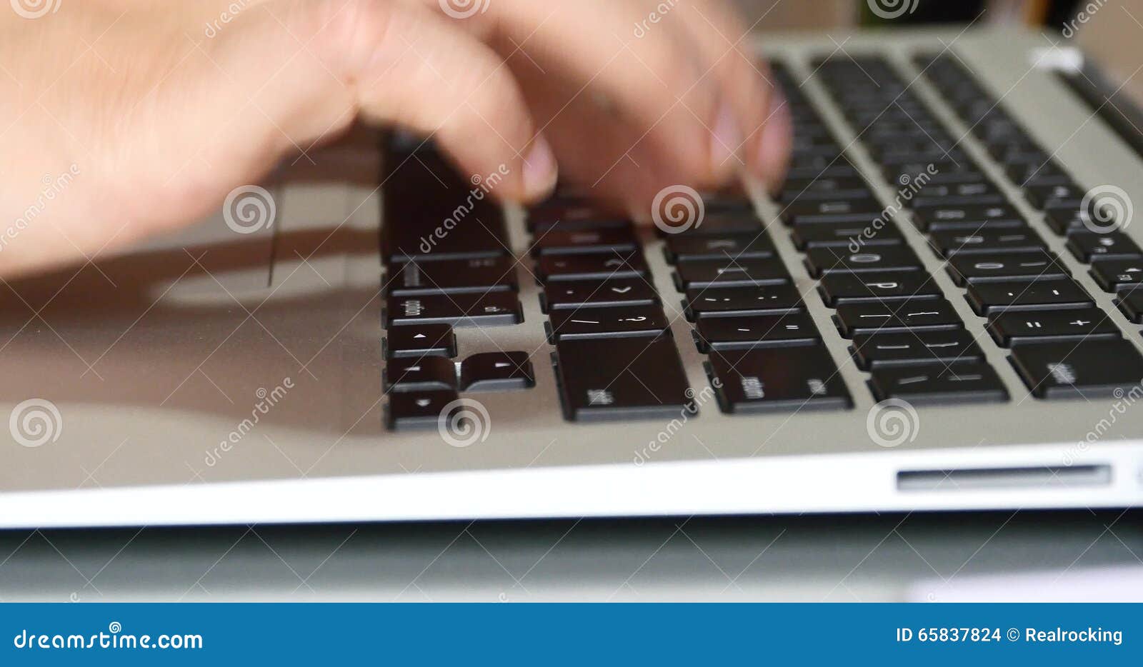 4k Computer Notebook Laptop Keyboard Input Closeup,write Article ...