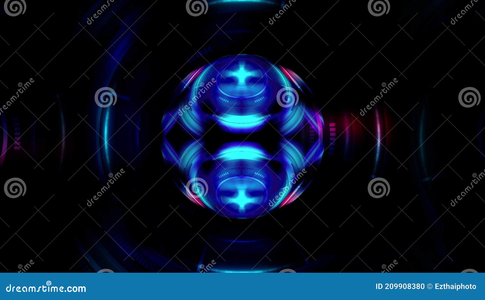 4K 3D HUD Sphere Interfaces, Hi-tech Futuristic Display Hologram for ...