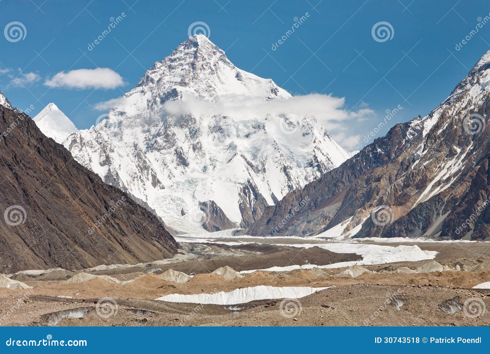 K2, De Tweede Hoogste Berg in De Wereld Stock Foto - Image of berg ...