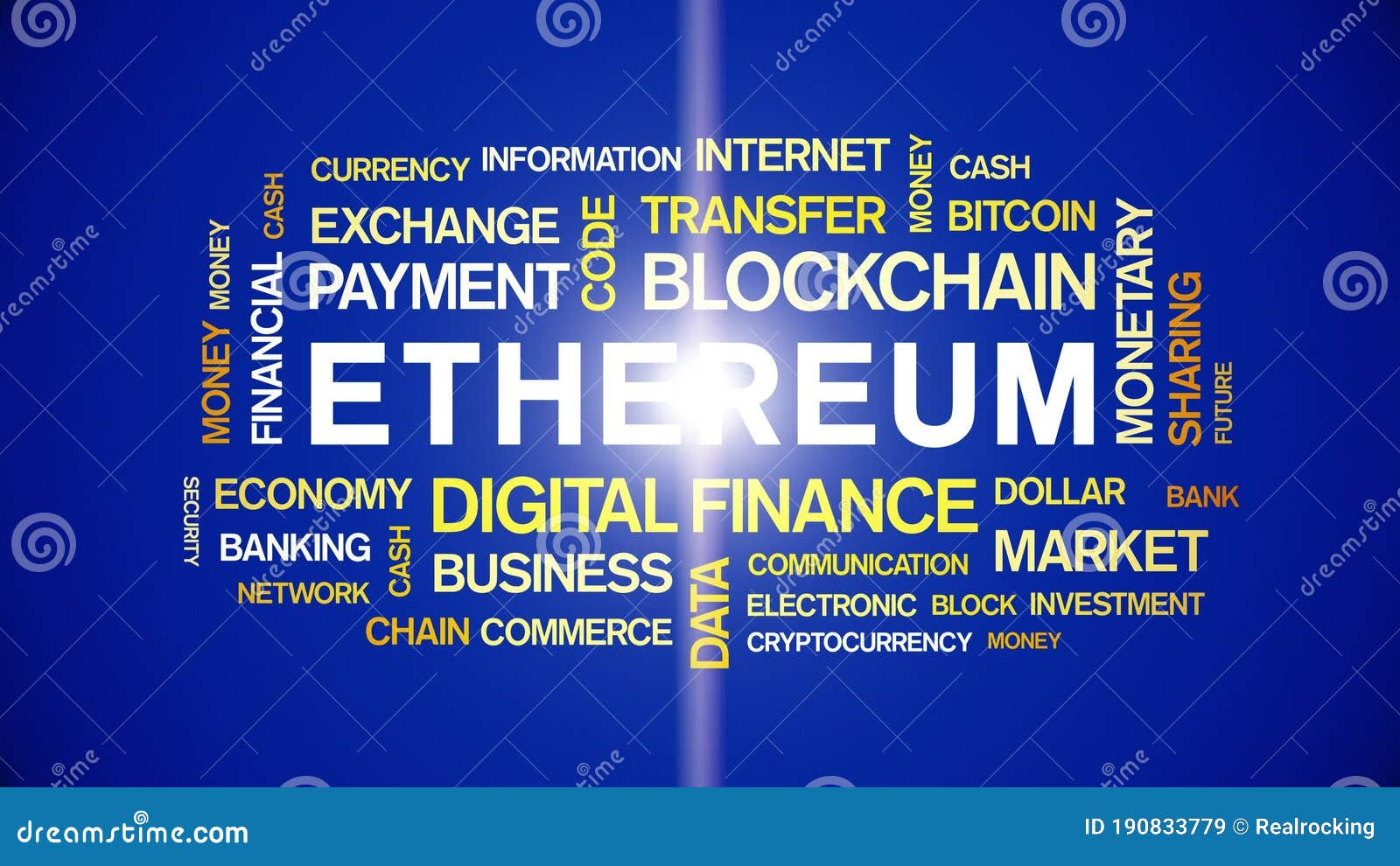 4k Ethereum Animated Tag Eth Word Cloud,Ether Text Kinetic Typography ...