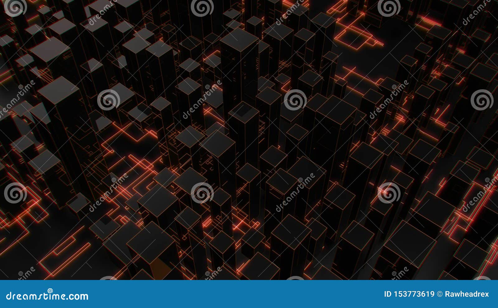 4K Futuristic Multiple Core Processing Unit. Stock Video - Video of ...