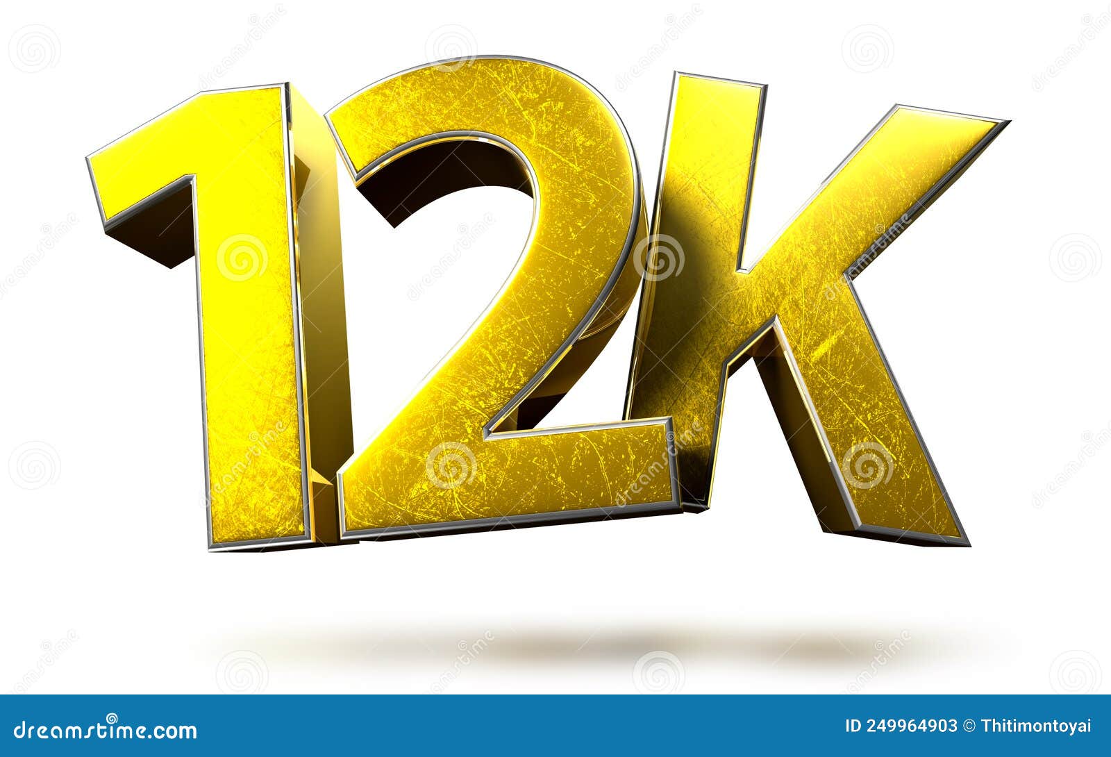 12K Gold. stock illustration. Illustration of financial - 249964903