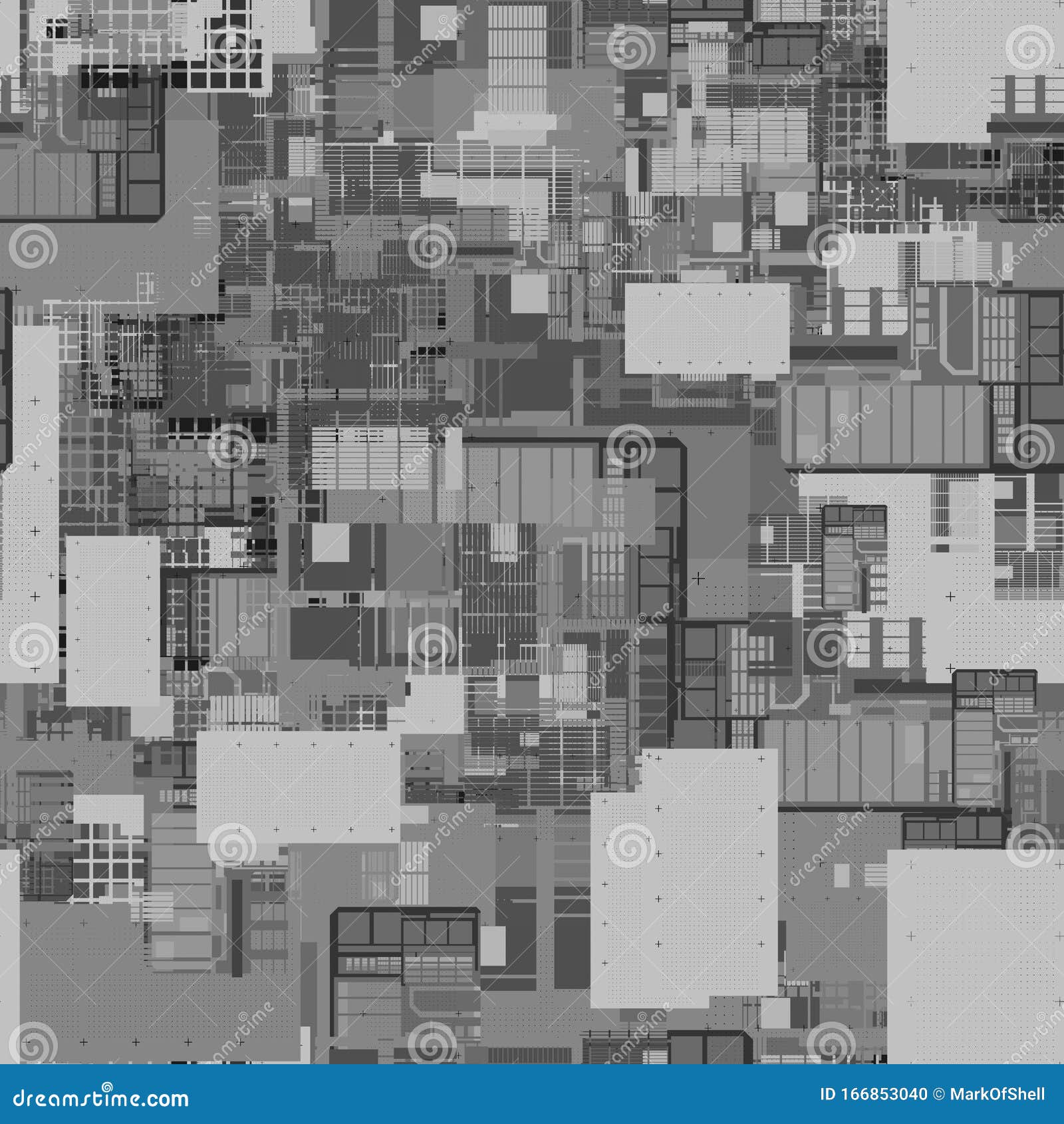 8K Greyscale Tech City Cyberpunk Displacement Map Texture for 3d ...
