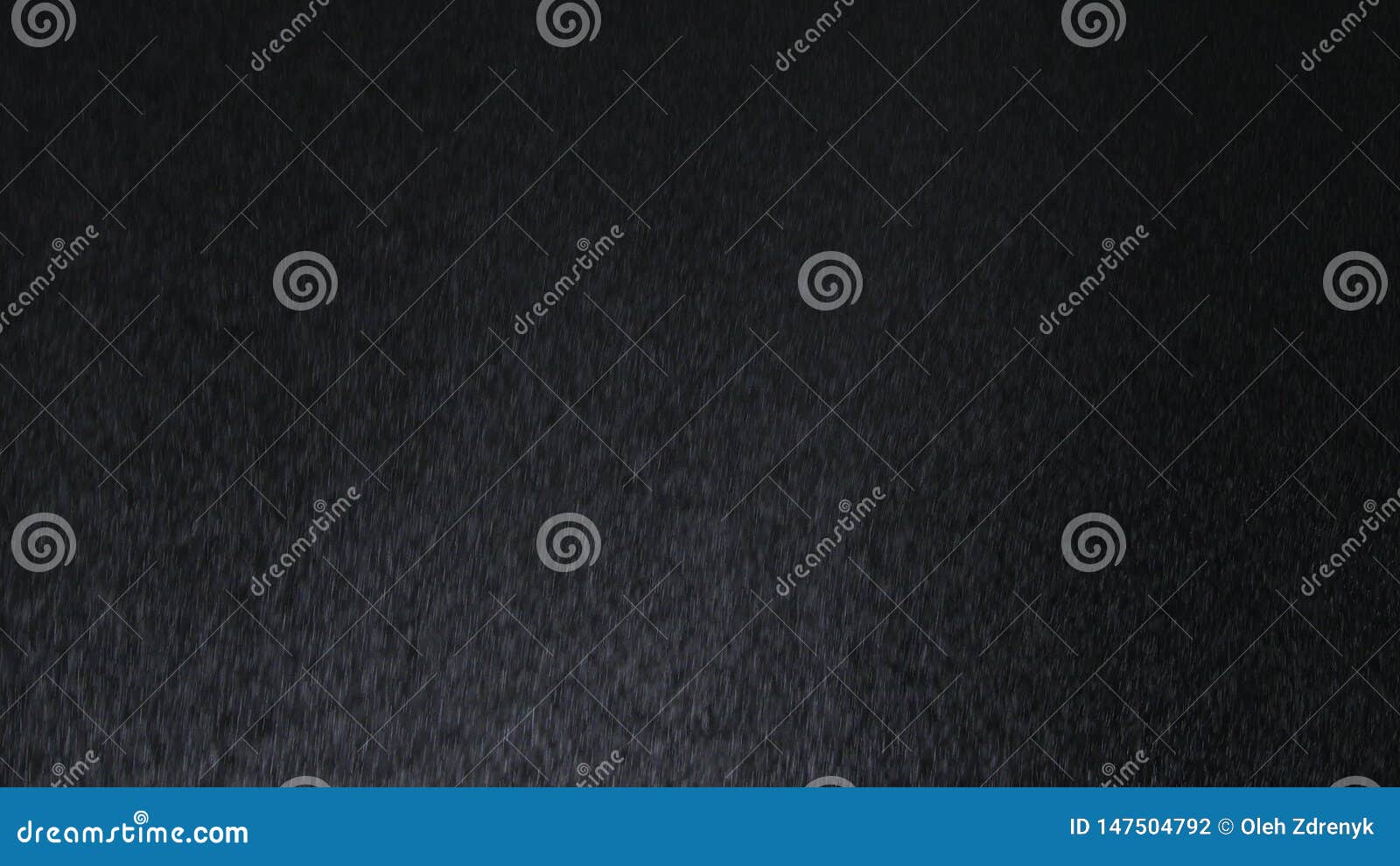 4k Heavy Angled Rain Falling in Front of the Camera Against Black ...