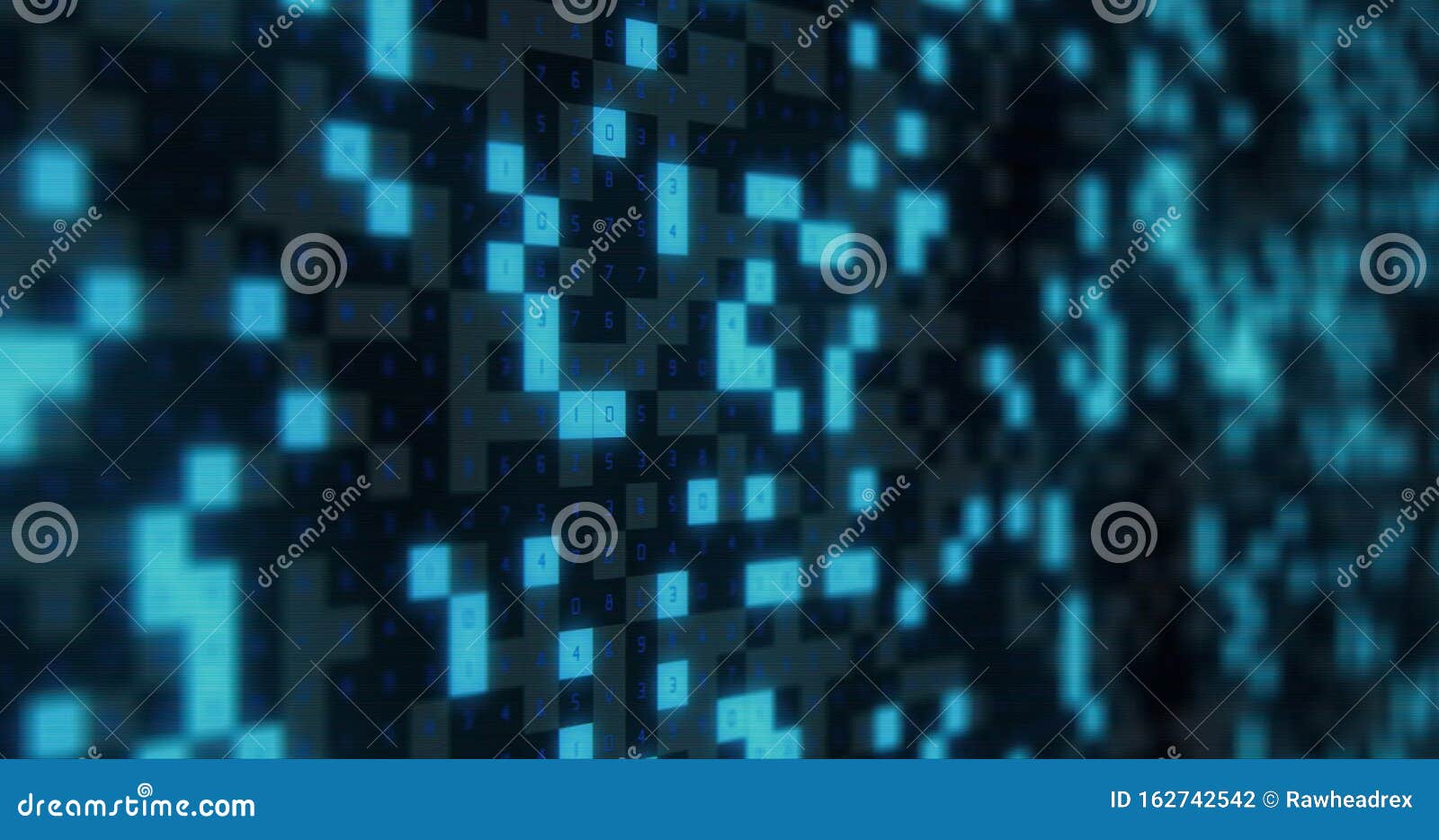 4K Hexadecimal Coding Concept. Futuristic Background with Numbers and ...