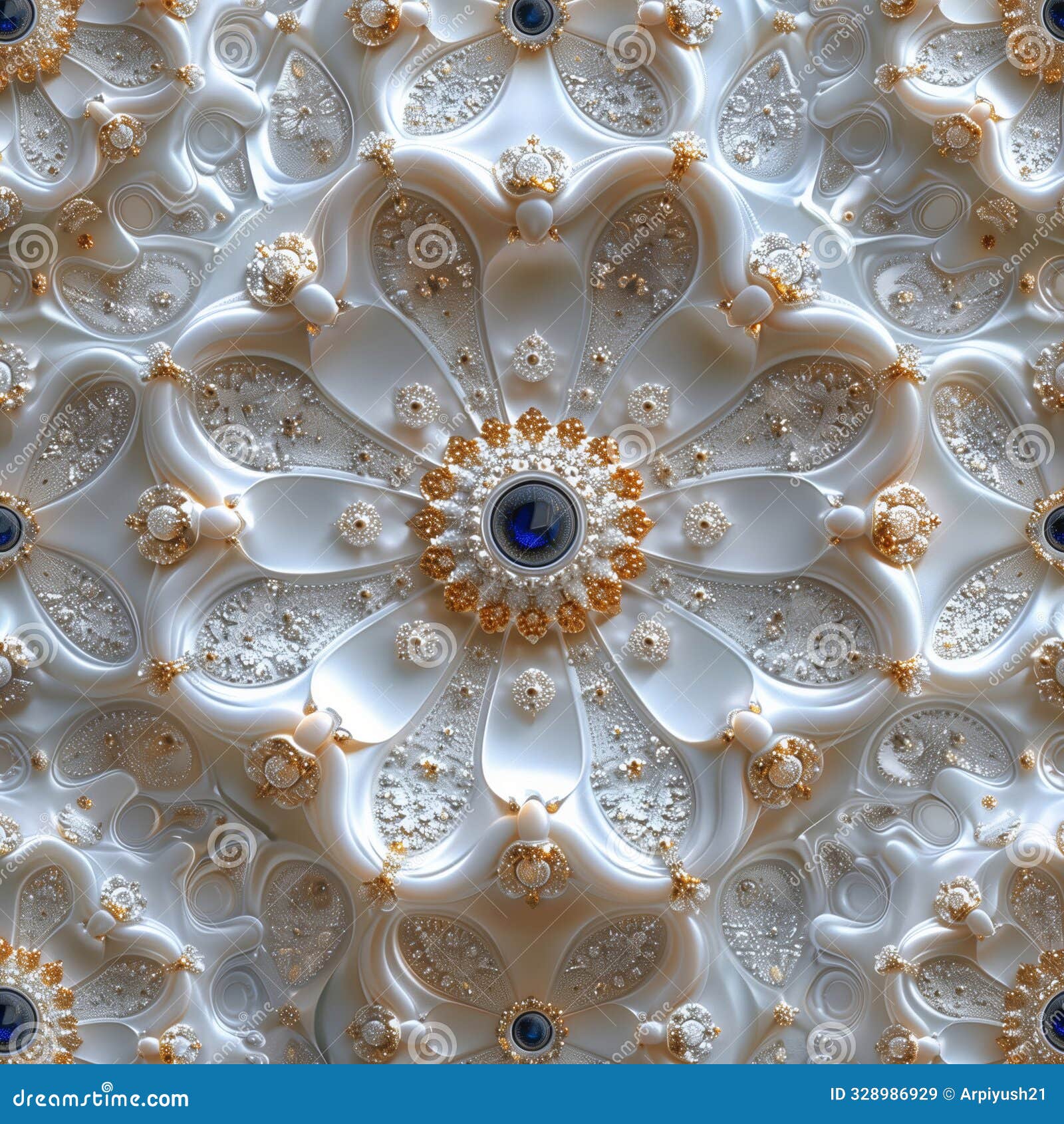 8K High-Resolution Seamless Geometric Pattern Circular and Star Motifs ...