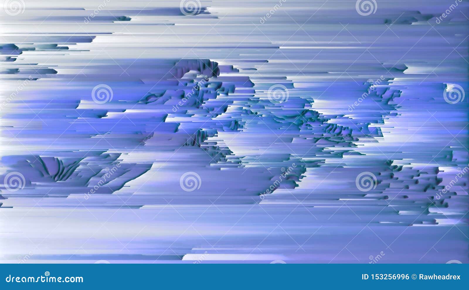 4K Highly Stylized Data Mosh Distortion, Pixel Sorting and Static Noise ...