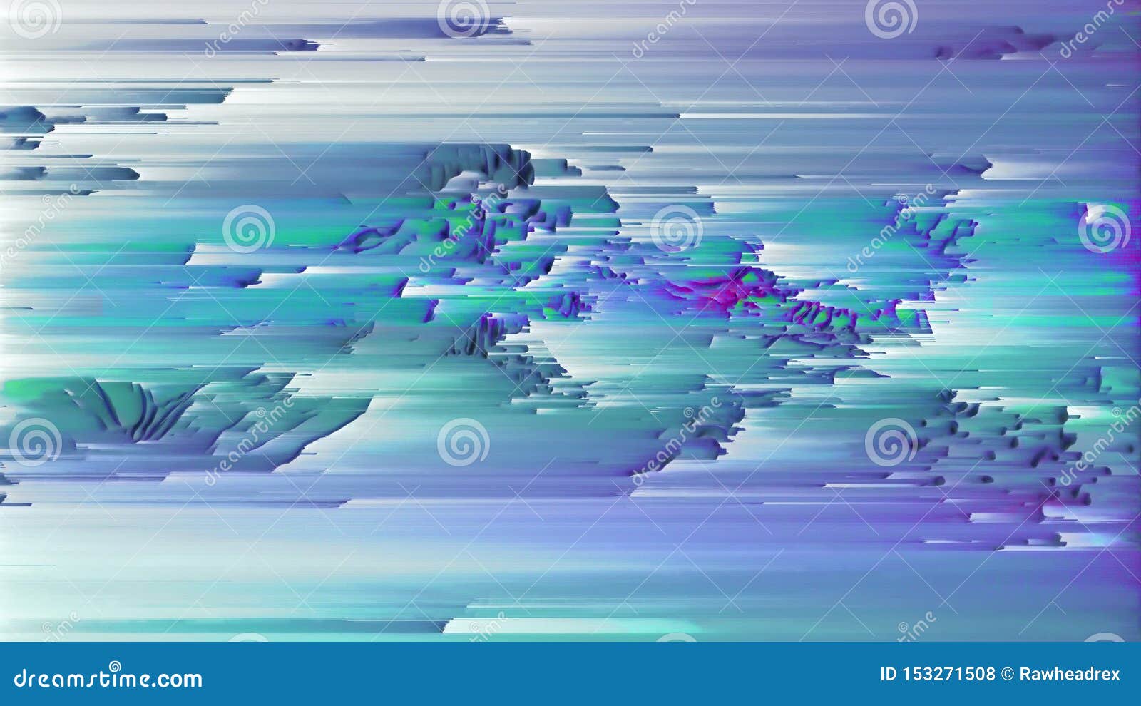 4K Highly Stylized Data Mosh Distortion, Pixel Sorting and Static Noise ...