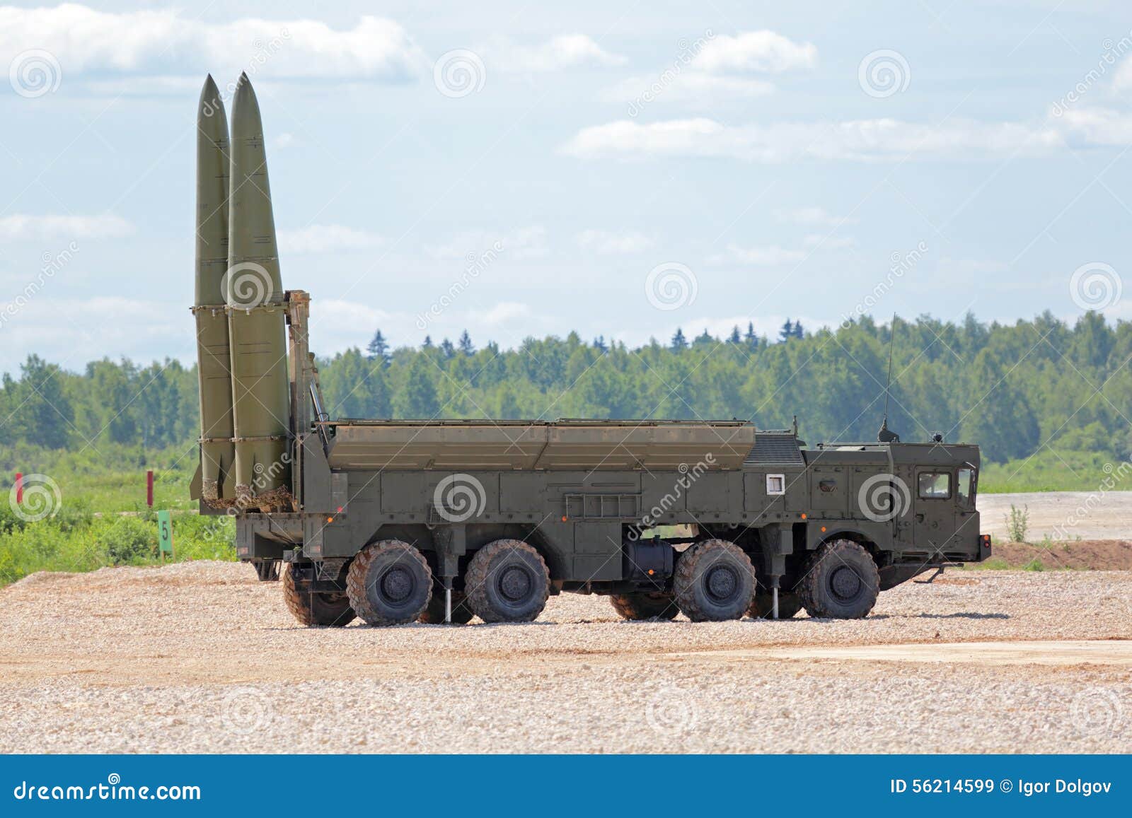 9K720 Iskander (Stein SS-26) Redaktionelles Stockbild - Bild von ...