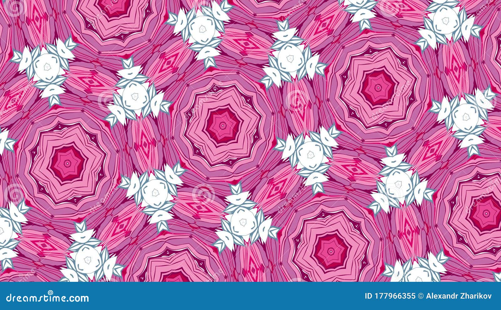 4K Kaleidoscope Multi-colored Optical Illusion Animation. Objects ...