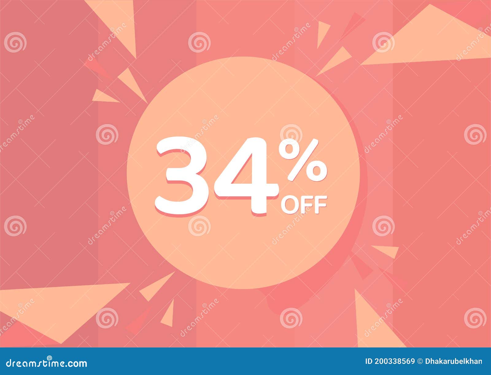34 OFF Sale Discount Banner, Discount Offer, 34 Discount Banner on ...