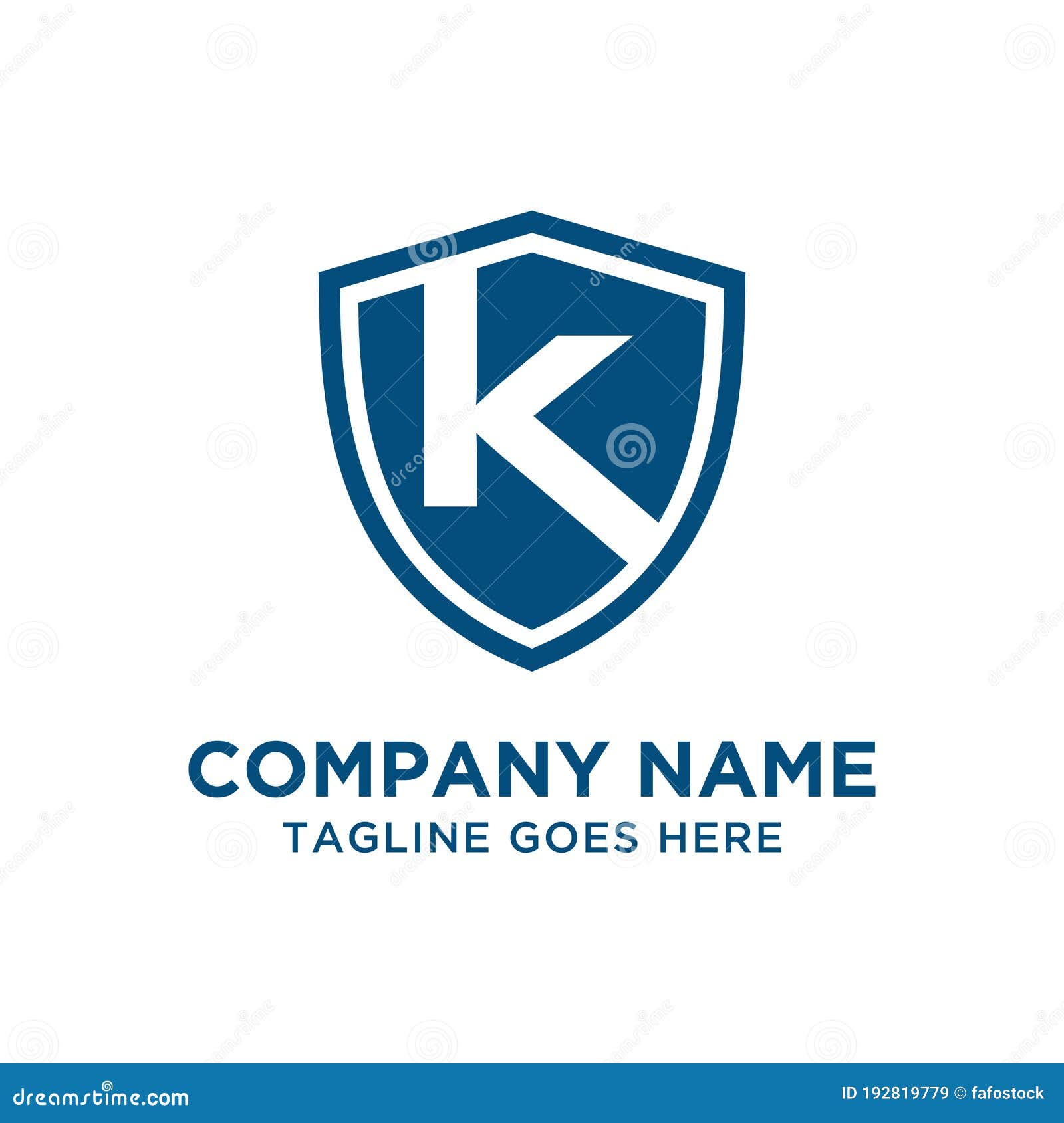 K Letter Shield Logo Vector Design Template. Stock Vector - Illustration of insurance, classic ...