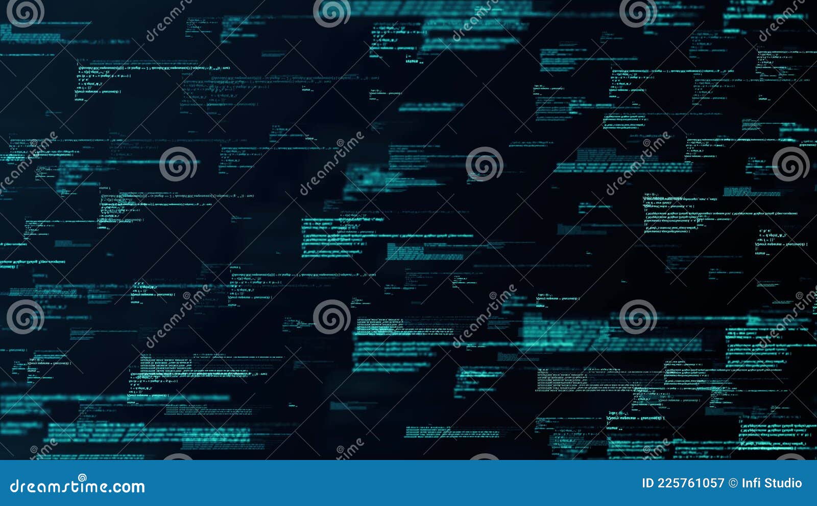 4K Loop Programming Code Abstract Technology Animation Background. Stock Video - Video of ...