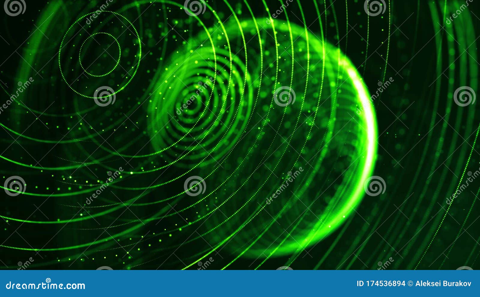 4k Looped Sci-fi Red Background with Bokeh and Light Effects. Glow Red ...