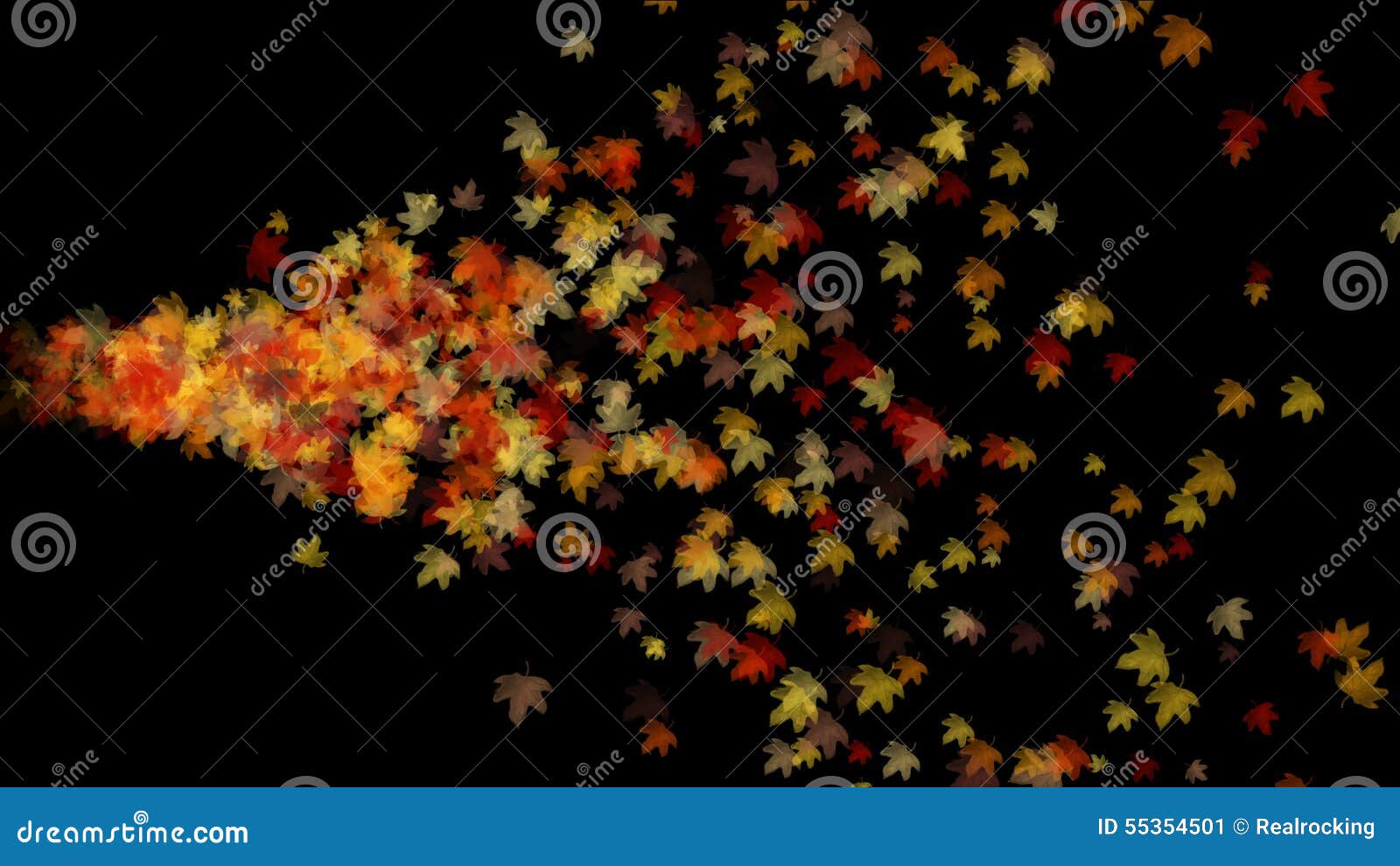 4k Maple Leaf Leave Falling&flare Light,autumn Fall Romantic Particle ...