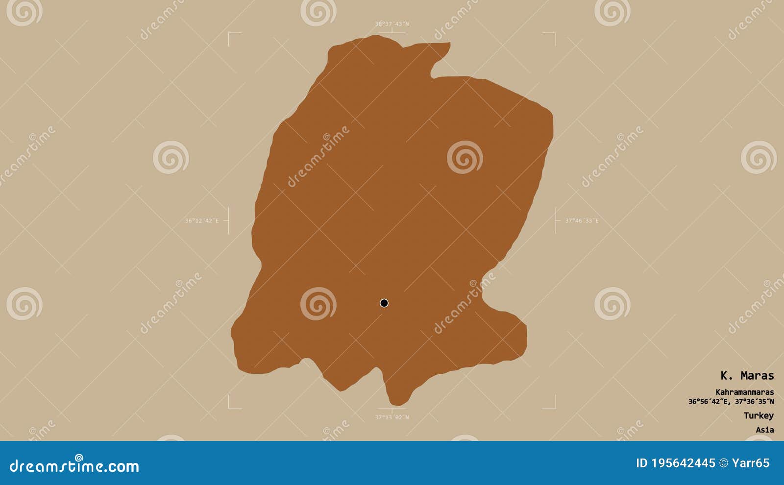 K. Maras - Turkey. Bounding Box. Pattern Stock Illustration ...