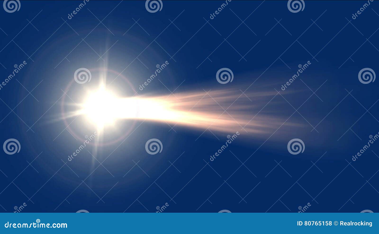 4k Meteor Comet with Fireball Flying in Space. Stock Footage - Video of ...