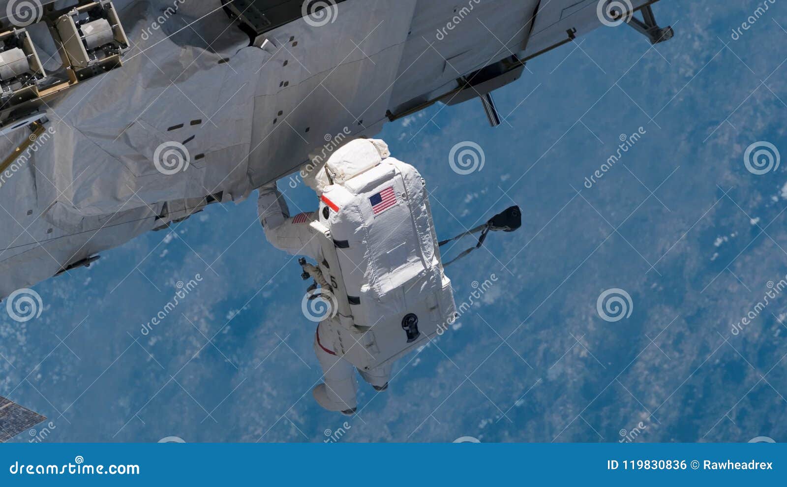 4K NASA Cinemagraph Collection - Spacewalk with EVA. Stock Footage ...