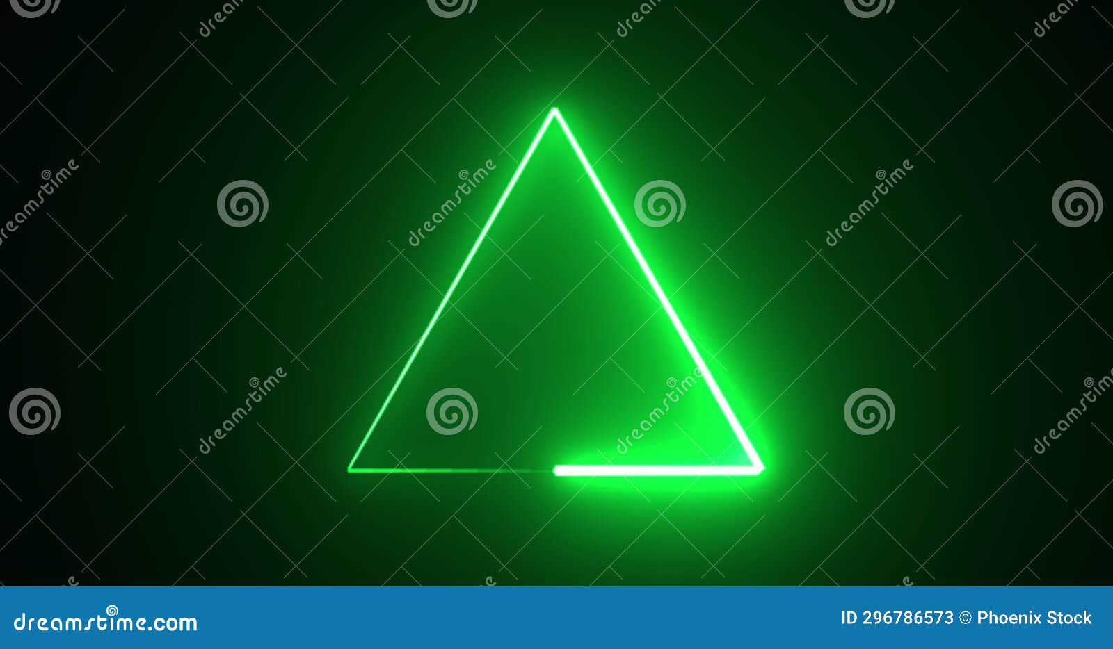 4K Neon Glowing Triangle Loop Background Motion Graphic Fast Futuristic ...