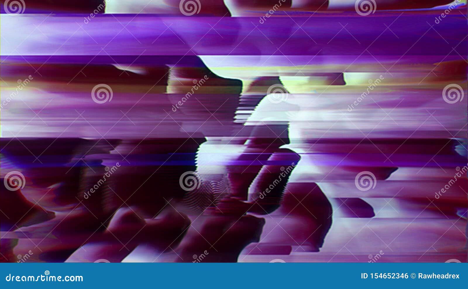 4K Overlay of Data Moshed Glitches, Grain, Static, and Pixel Sorting ...