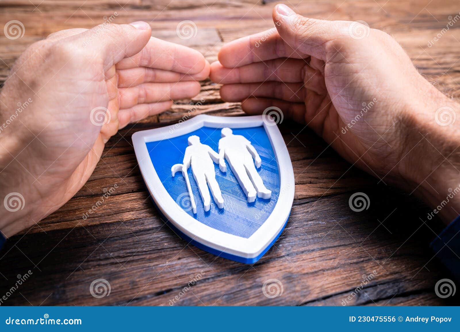 401k Pension and Retire Money Protection Stock Photo - Image of focus ...