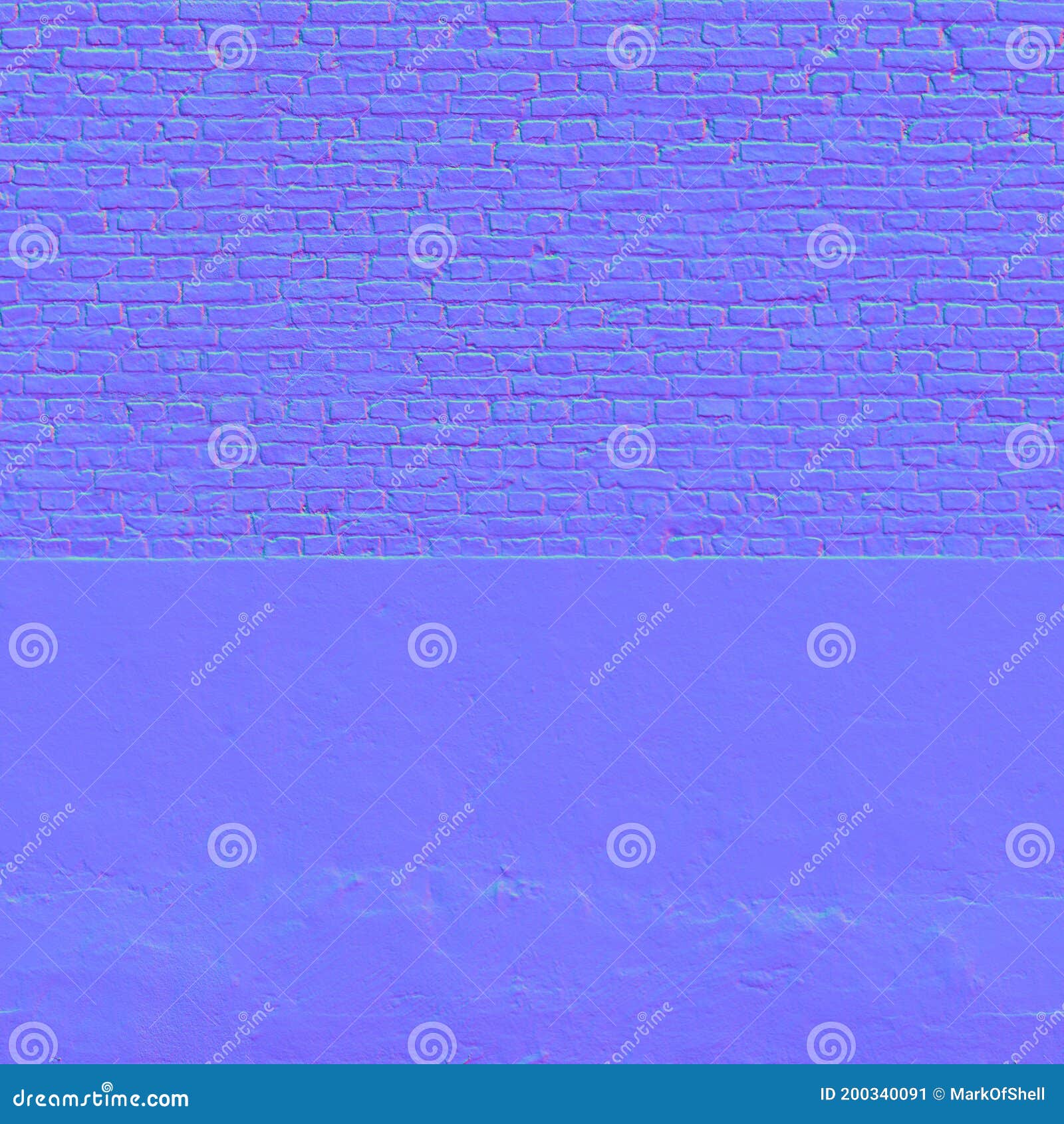 8K Plaster Brick Roughness Texture, Height Map Or Specular For ...