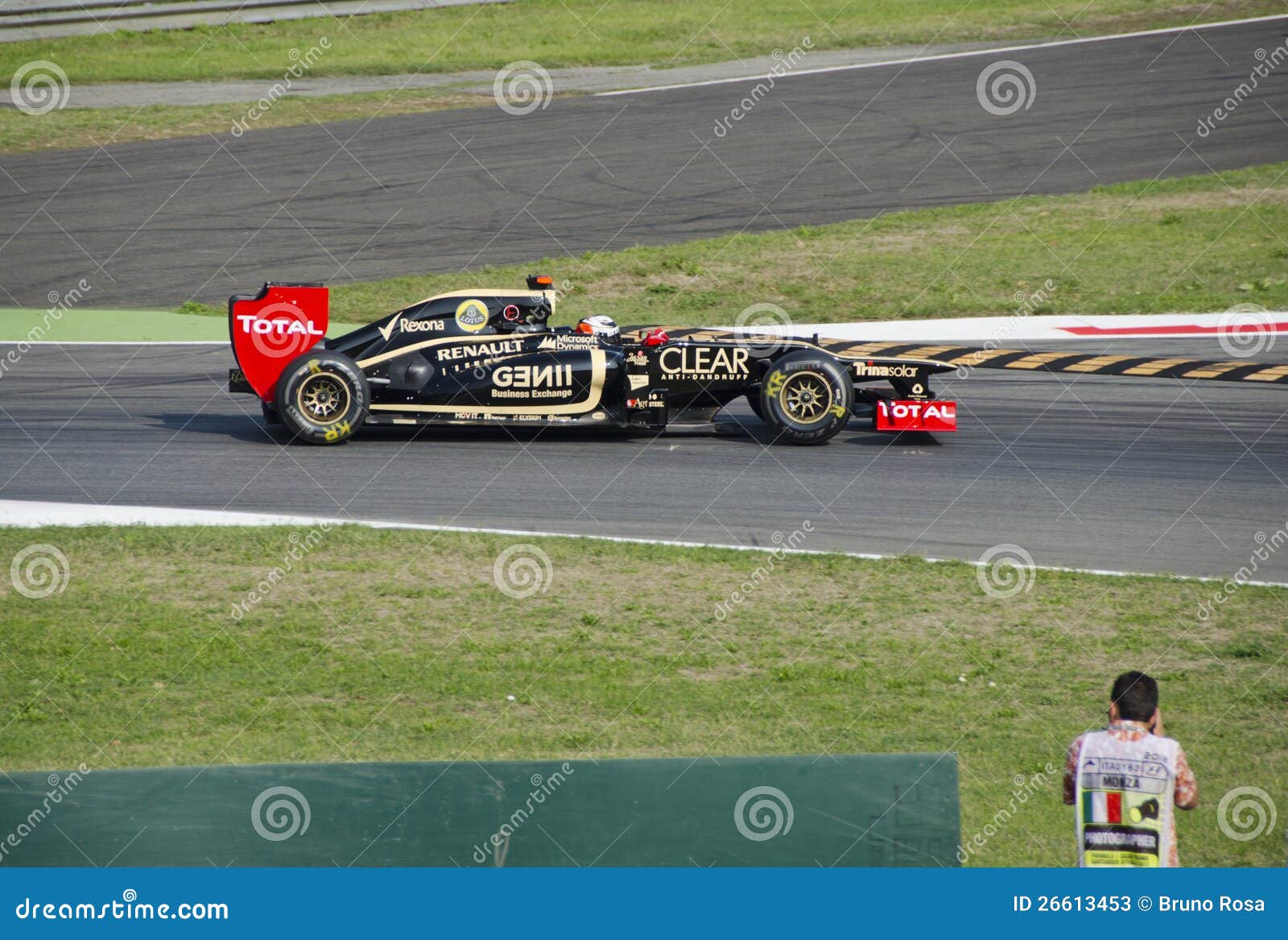 K. Raikkonen in Monza 2012 Practice Day. Editorial Stock Photo - Image ...